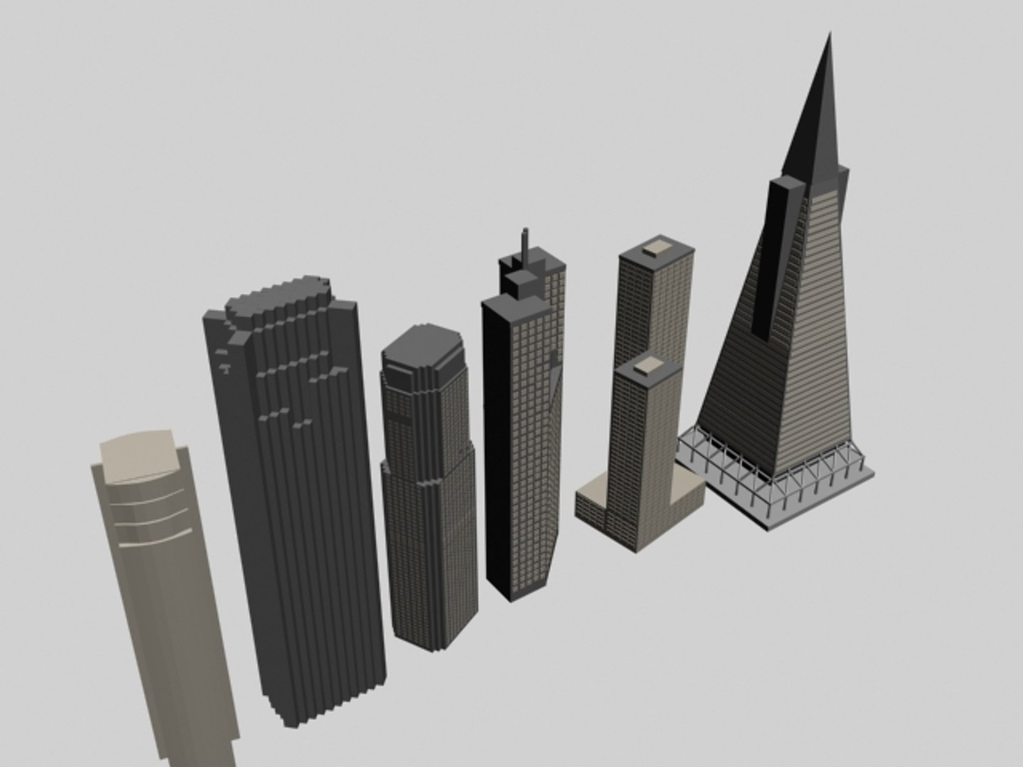 Trans Building 3d Max