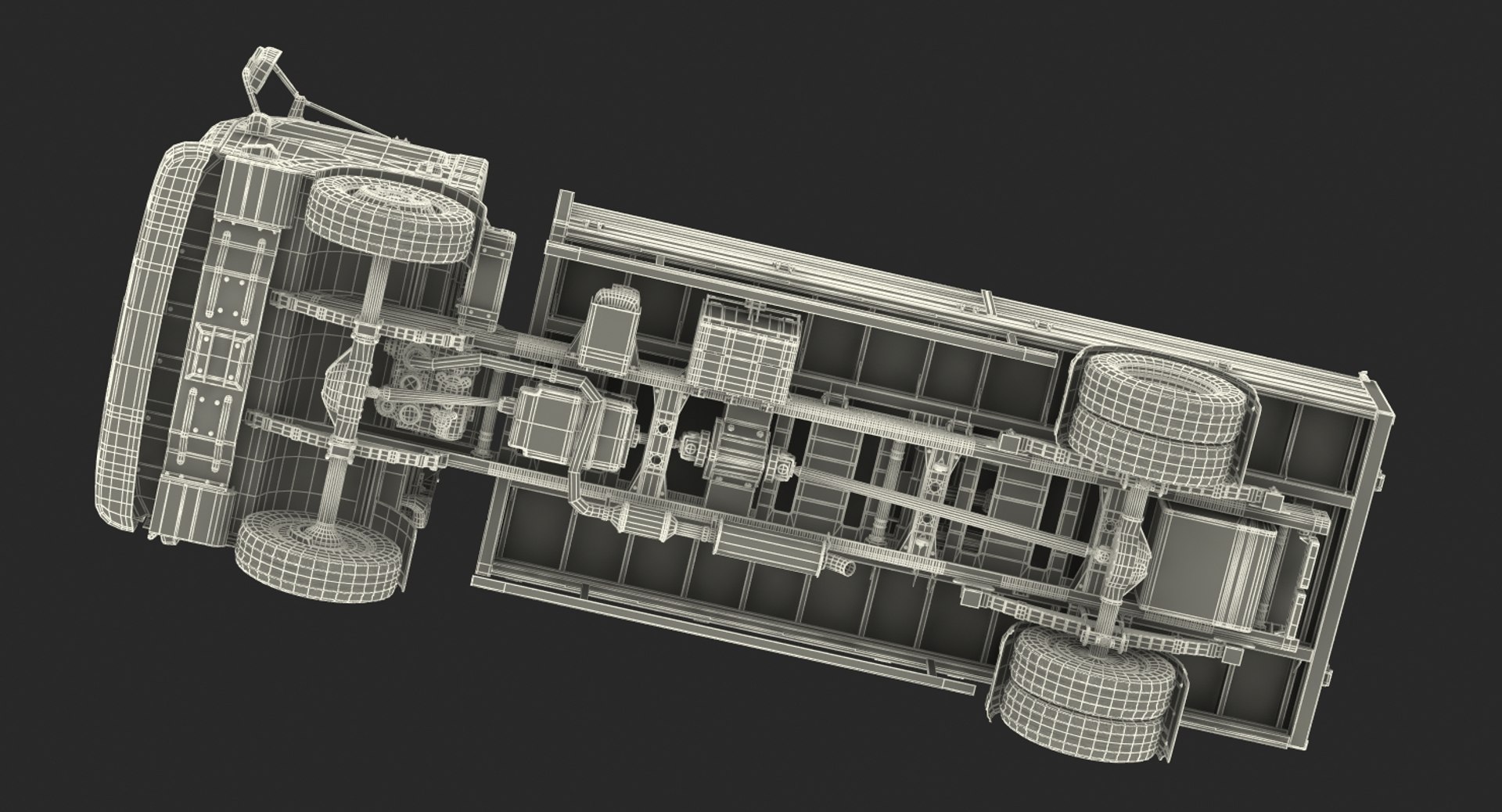 Isuzu npr dropside 2018 model - TurboSquid 1237078
