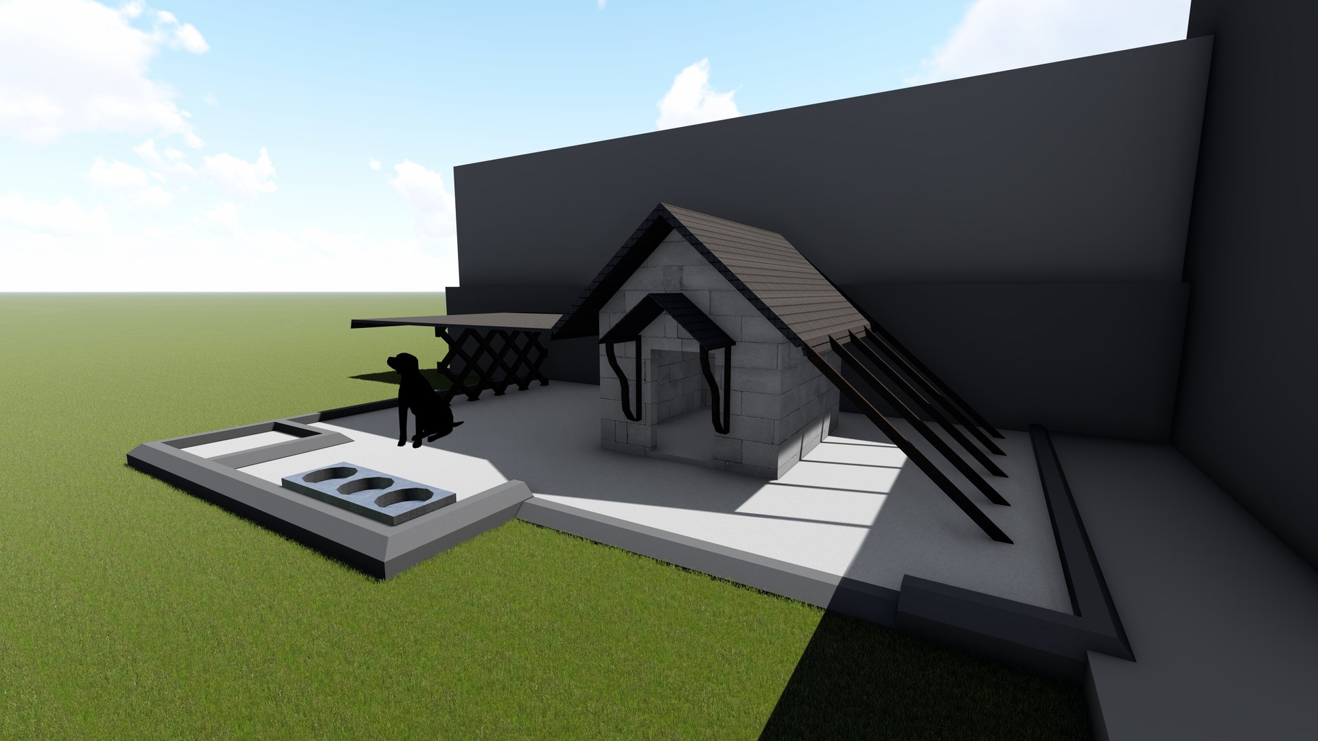 3D Dog House Model - TurboSquid 1463403