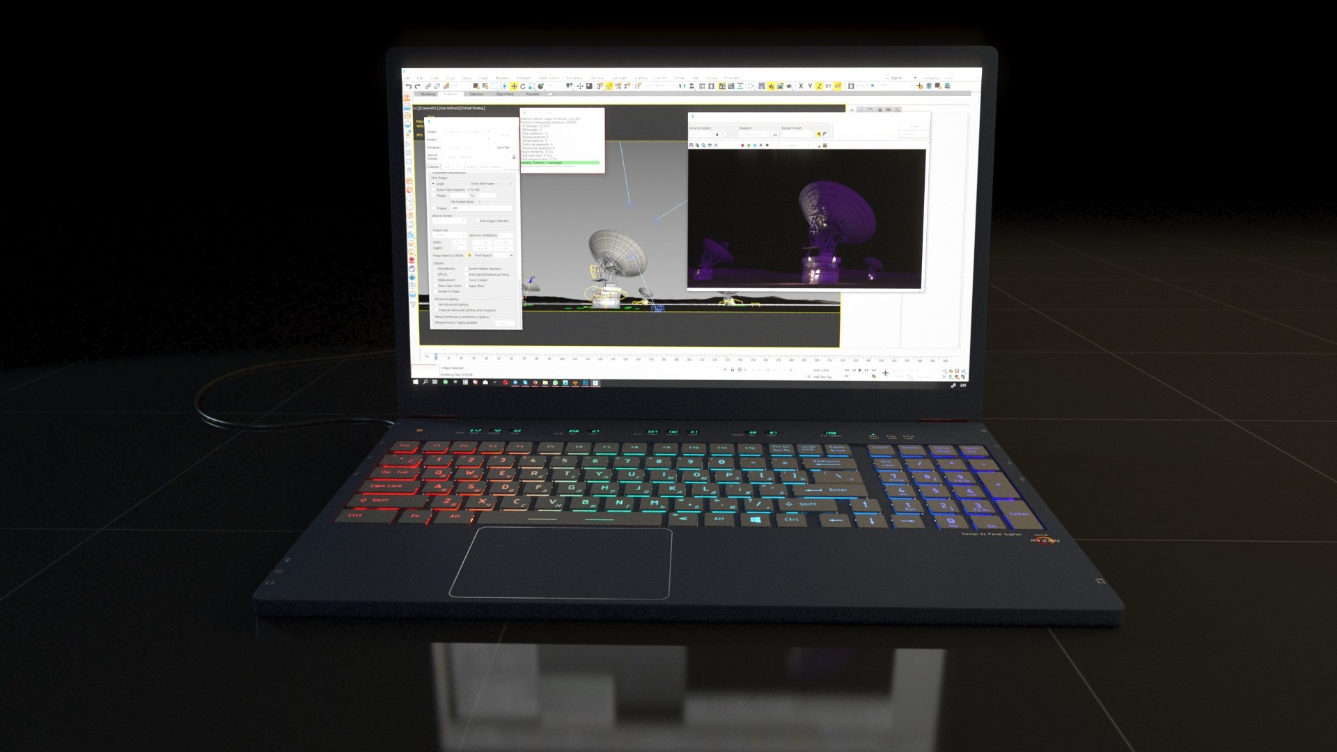 Laptop Keyboard 3D Model - TurboSquid 1593110