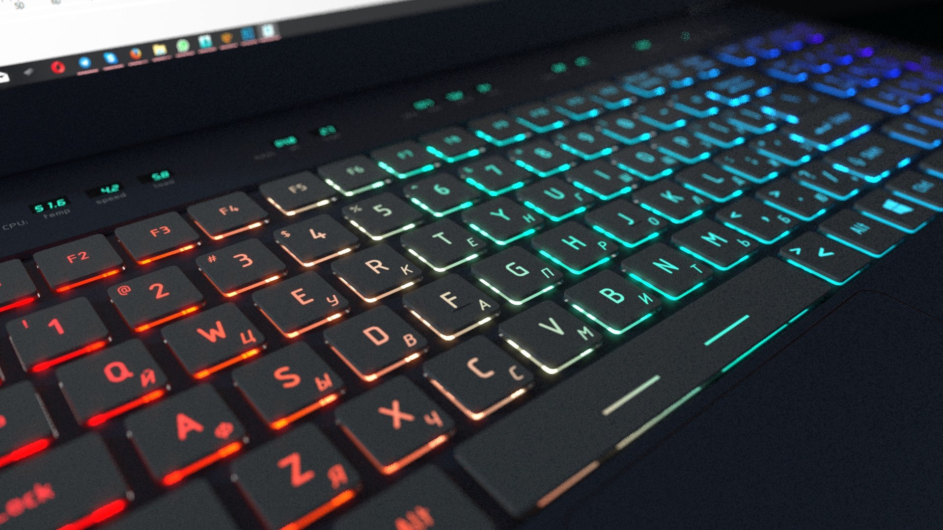 Laptop Keyboard 3D Model - TurboSquid 1593110