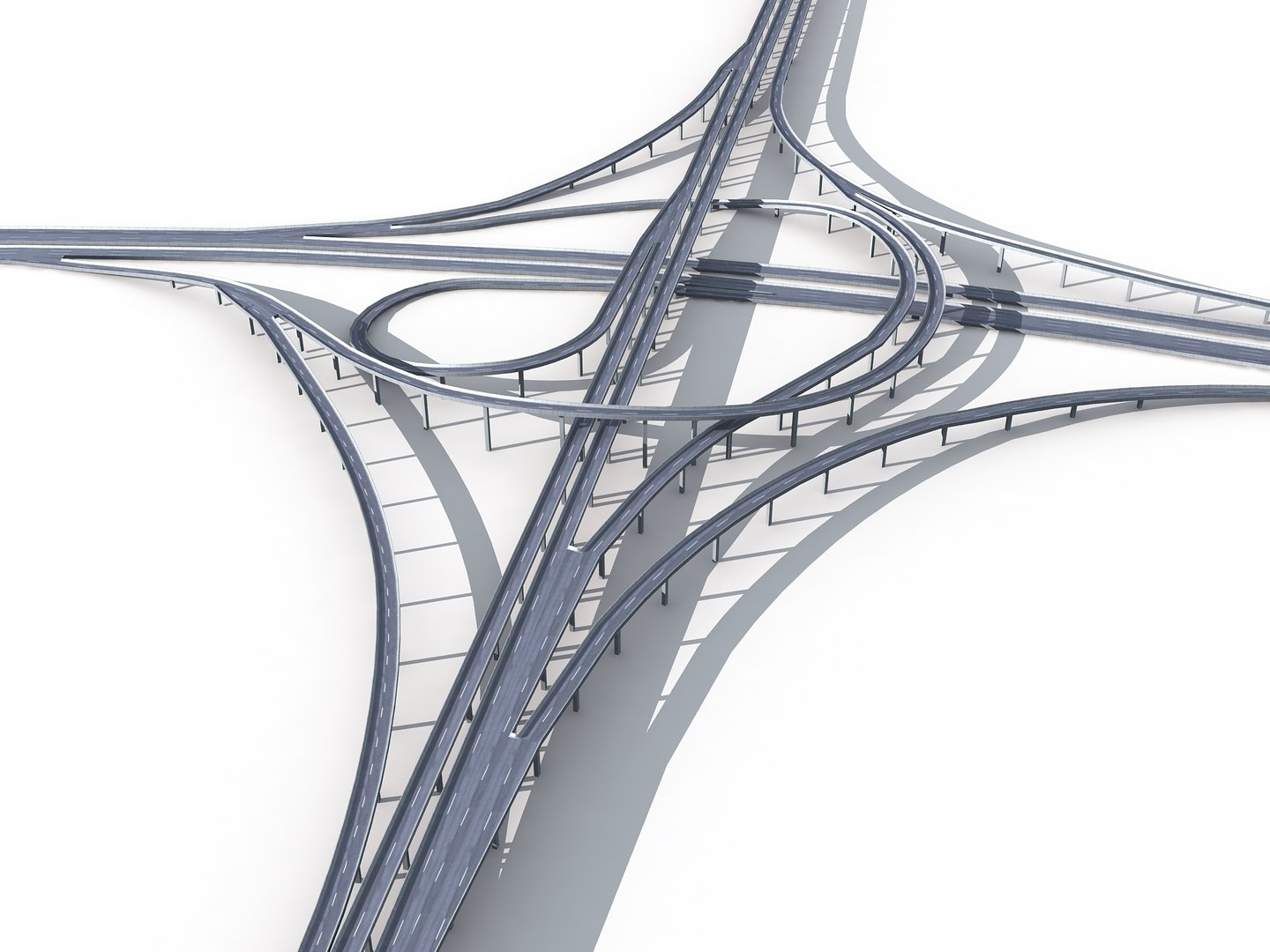 Highway Viaduct Model - TurboSquid 1514309