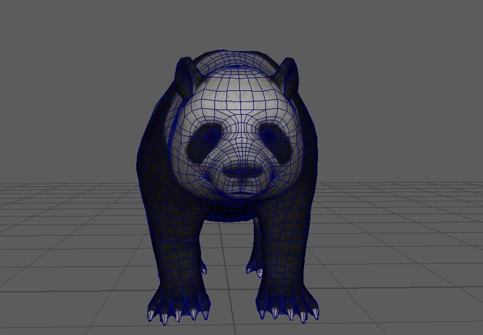 3D Panda Ar Vr Fully Rigged - TurboSquid 1413415