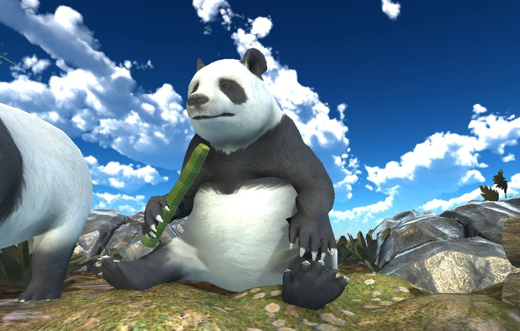 3D Panda Ar Vr Fully Rigged - TurboSquid 1413415
