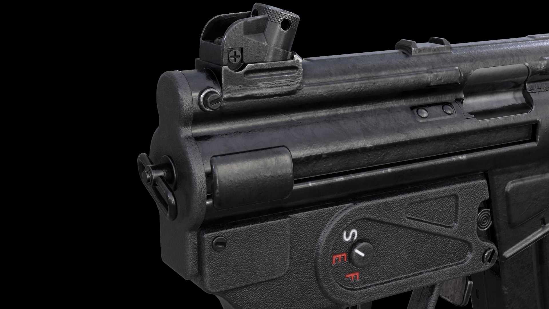 3D MP5K MP5KN With Upgrades Game Ready - TurboSquid 2339935