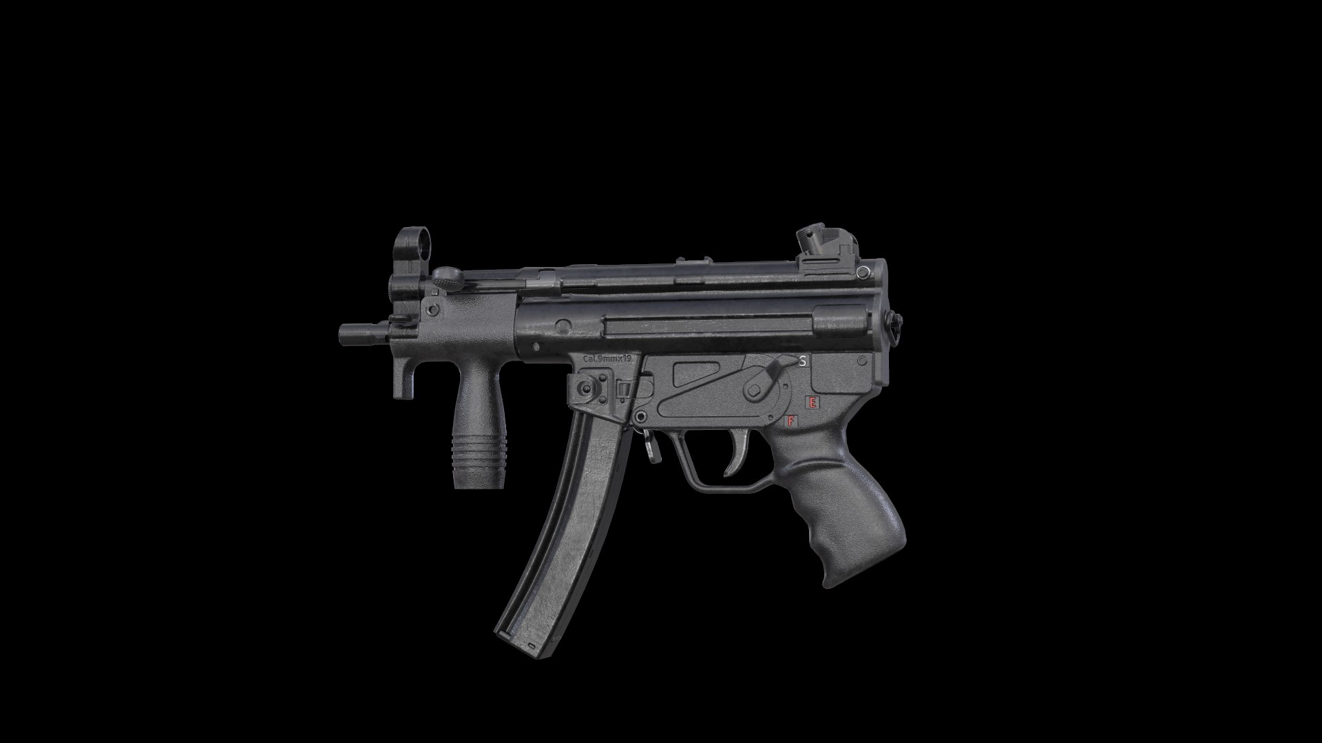 3D MP5K MP5KN With Upgrades Game Ready - TurboSquid 2339935