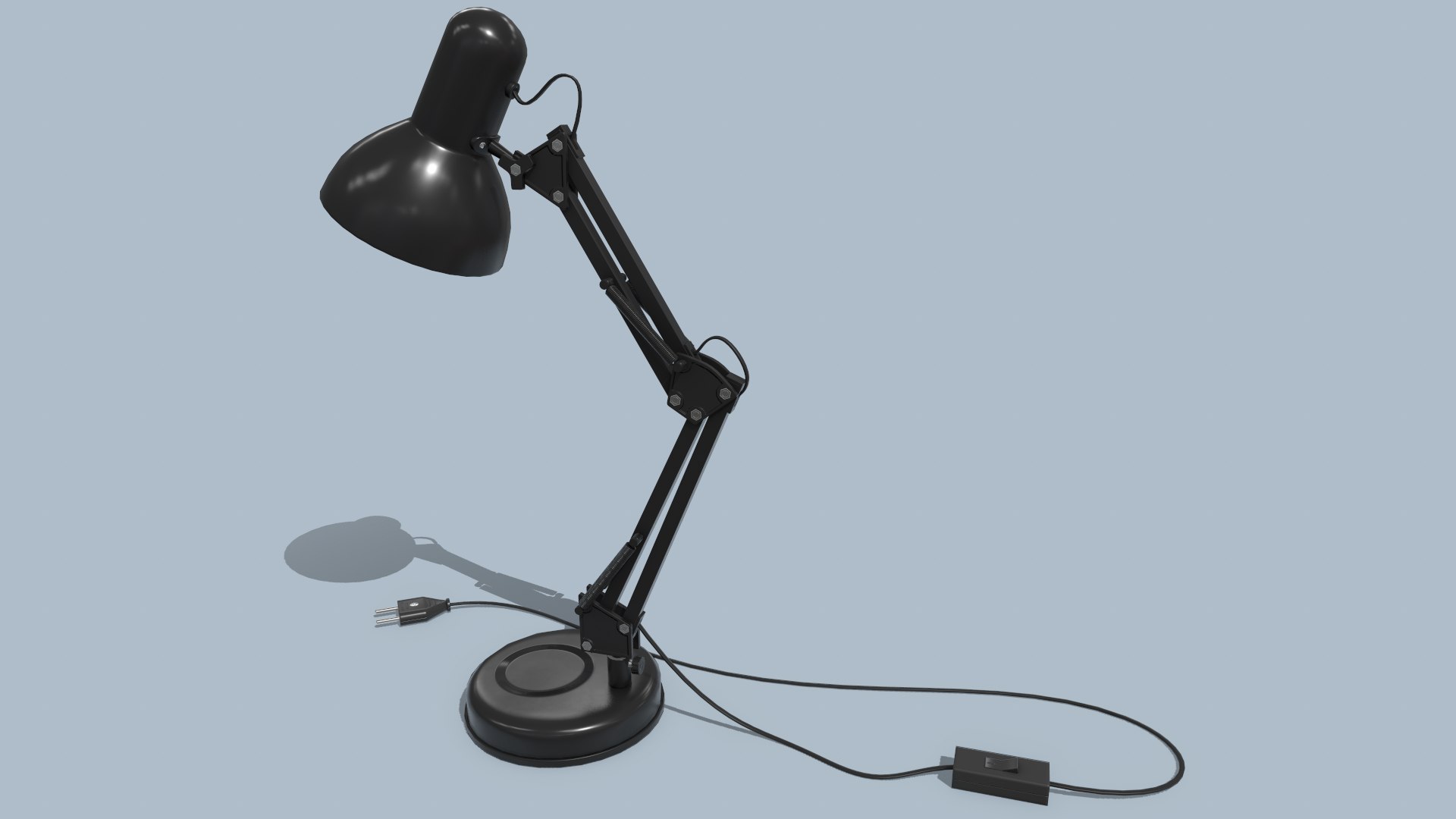 3D Low-poly Desk Lamp Model - TurboSquid 1614542