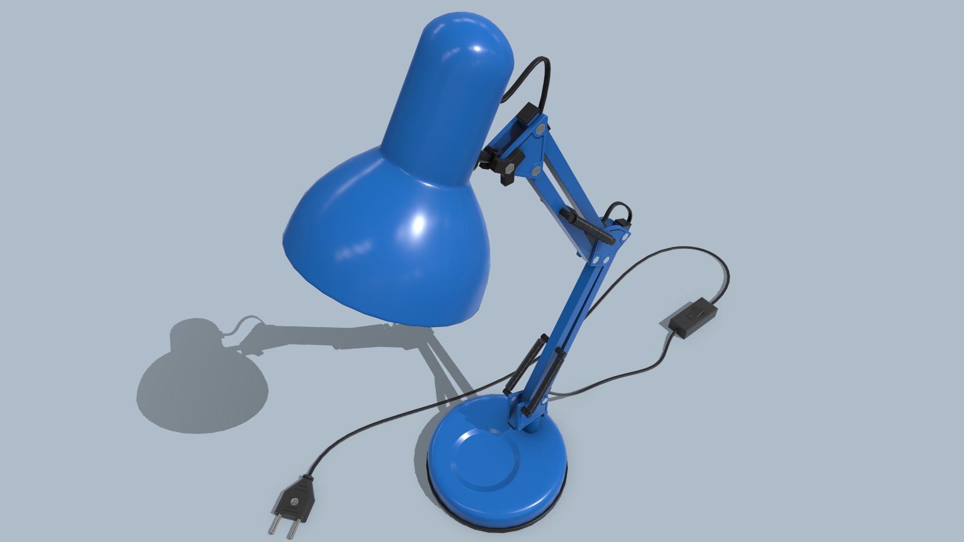 3D Low-poly Desk Lamp Model - TurboSquid 1614542