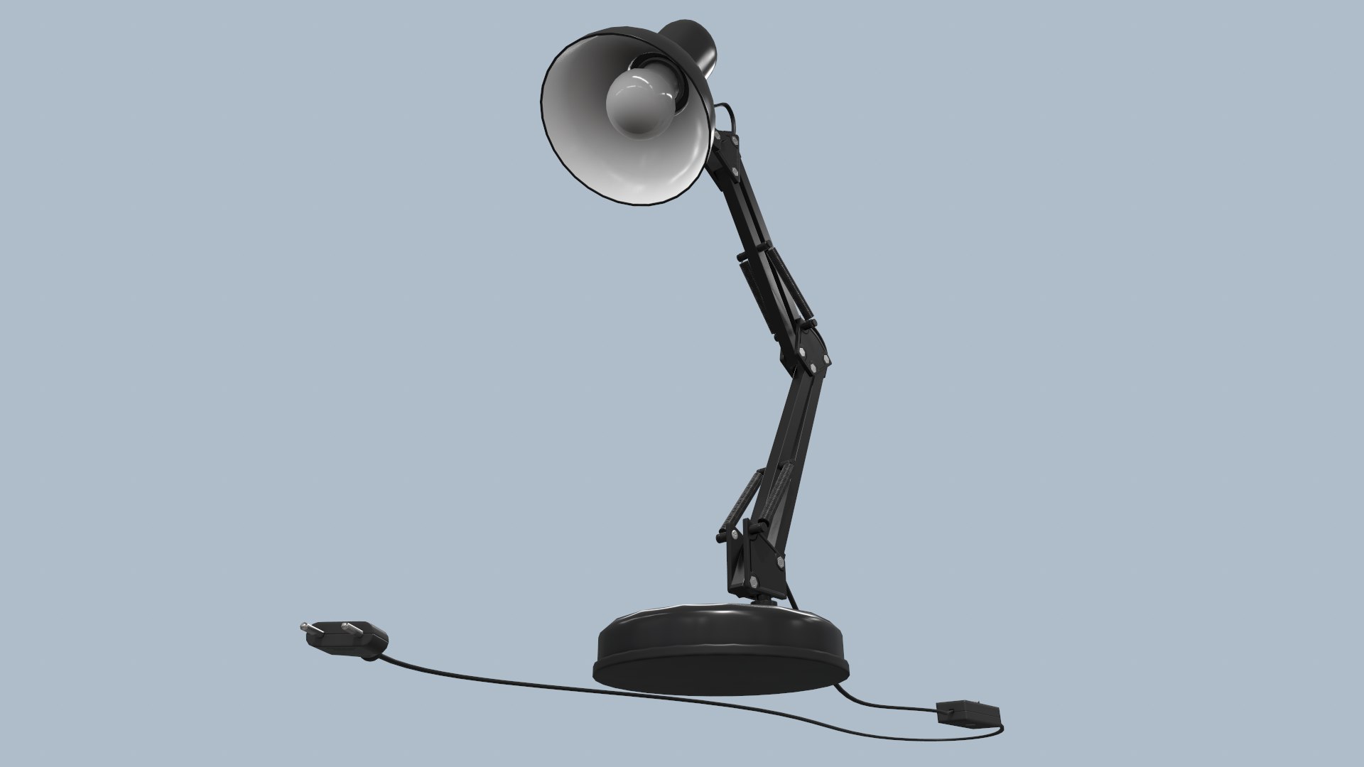 3D low-poly desk lamp model - TurboSquid 1614542