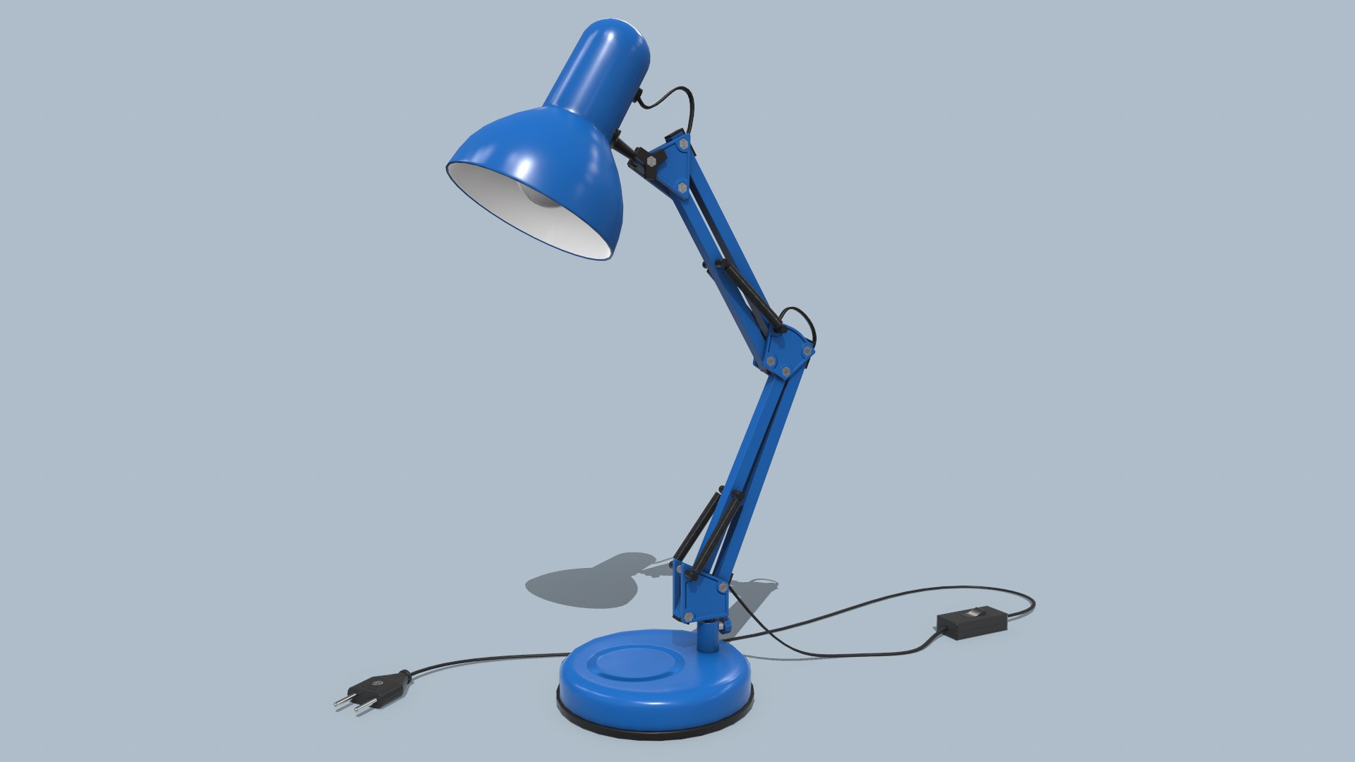3D Low-poly Desk Lamp Model - TurboSquid 1614542