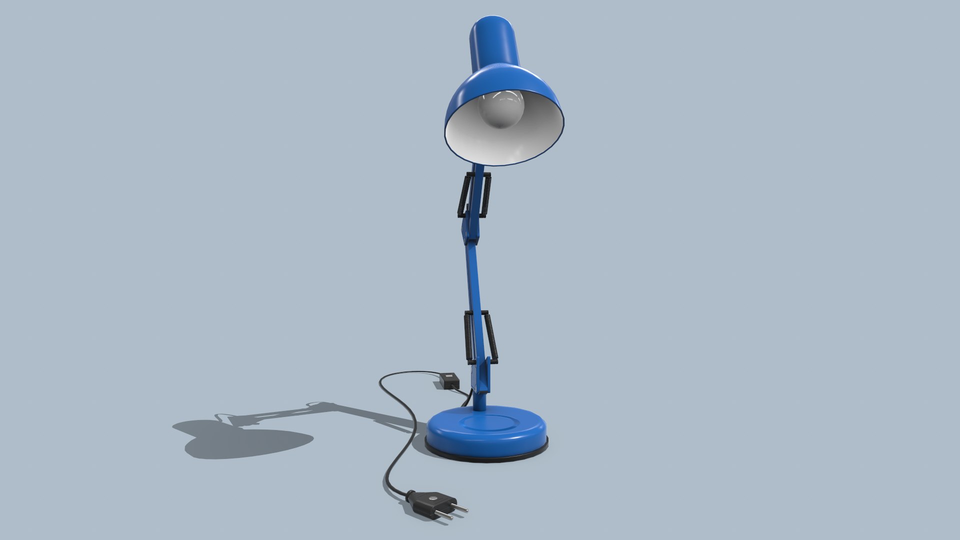 3D low-poly desk lamp model - TurboSquid 1614542