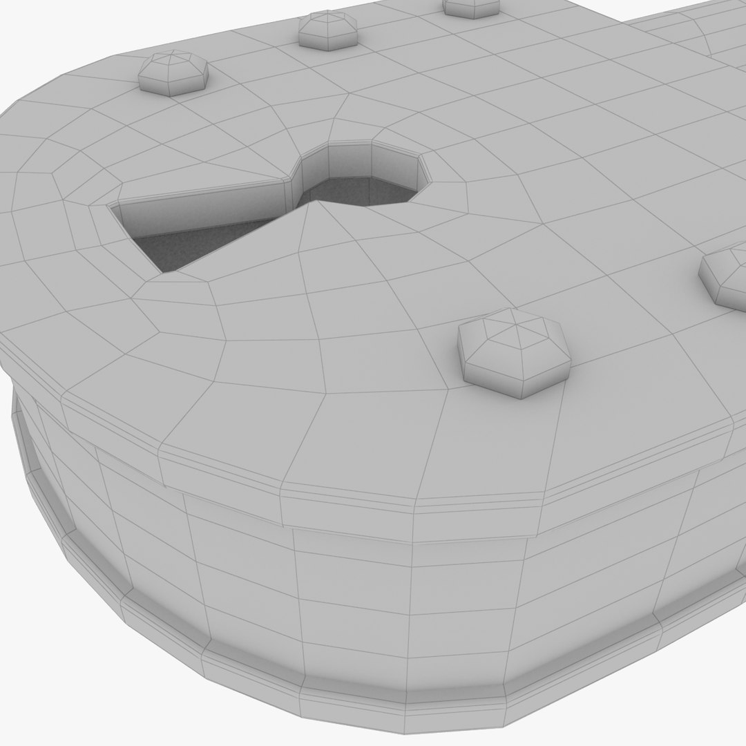 3D old lock key model - TurboSquid 1215335