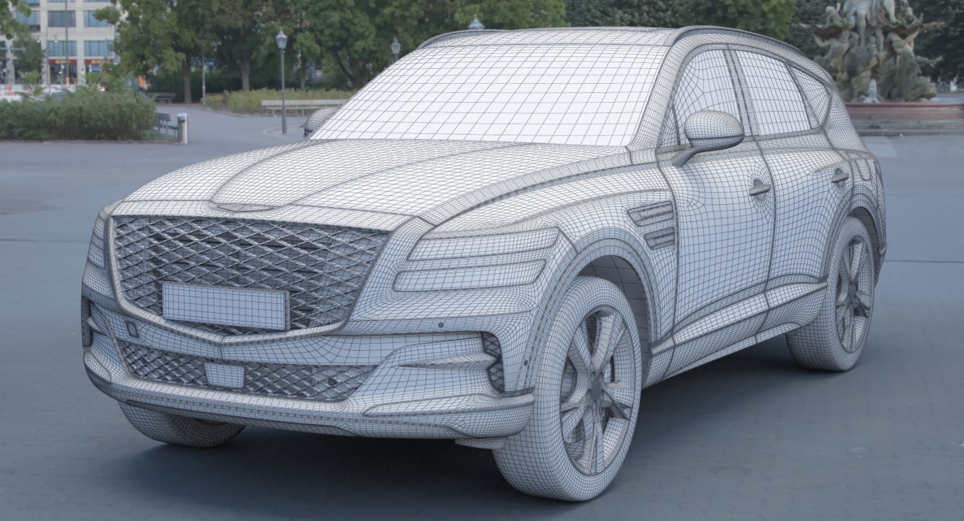 Genesis GV80 2021 3D Model - TurboSquid 2246213