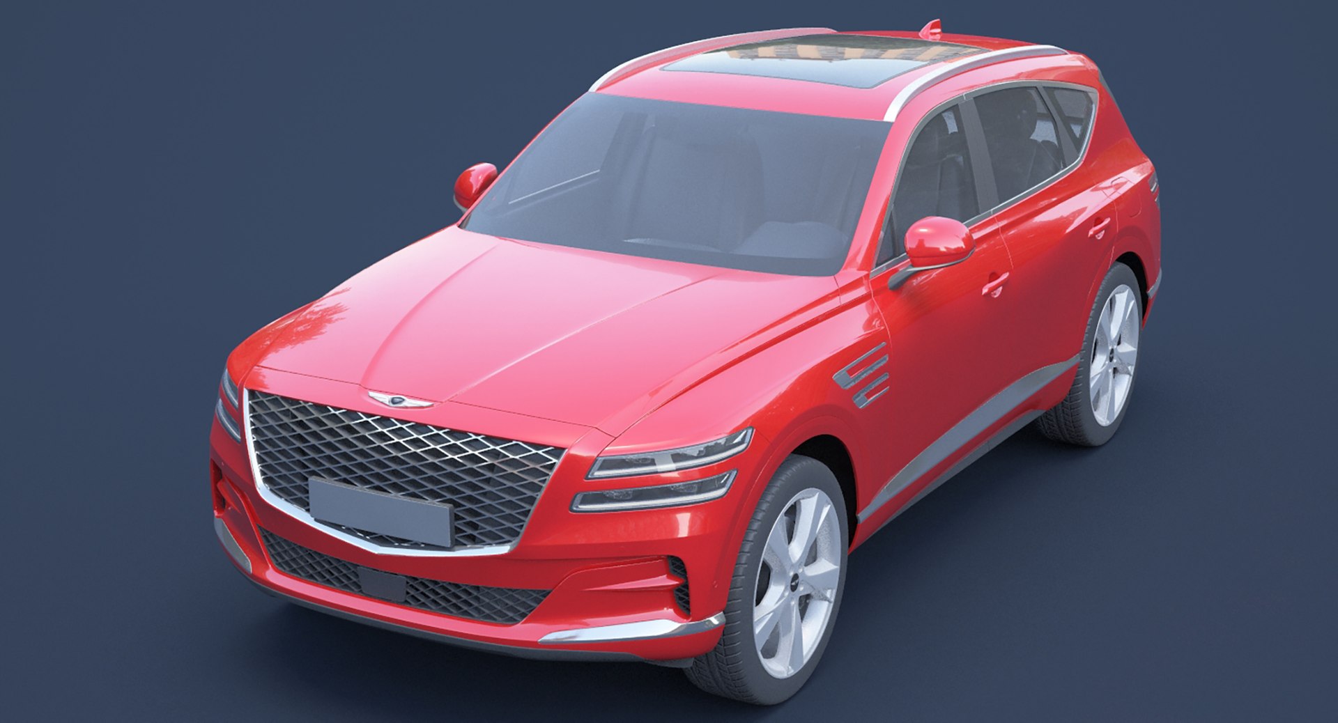 Genesis GV80 2021 3D Model - TurboSquid 2246213