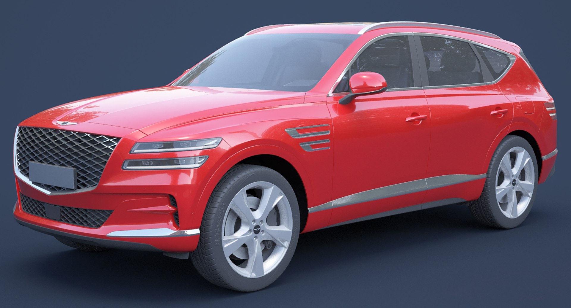 Genesis GV80 2021 3D Model - TurboSquid 2246213