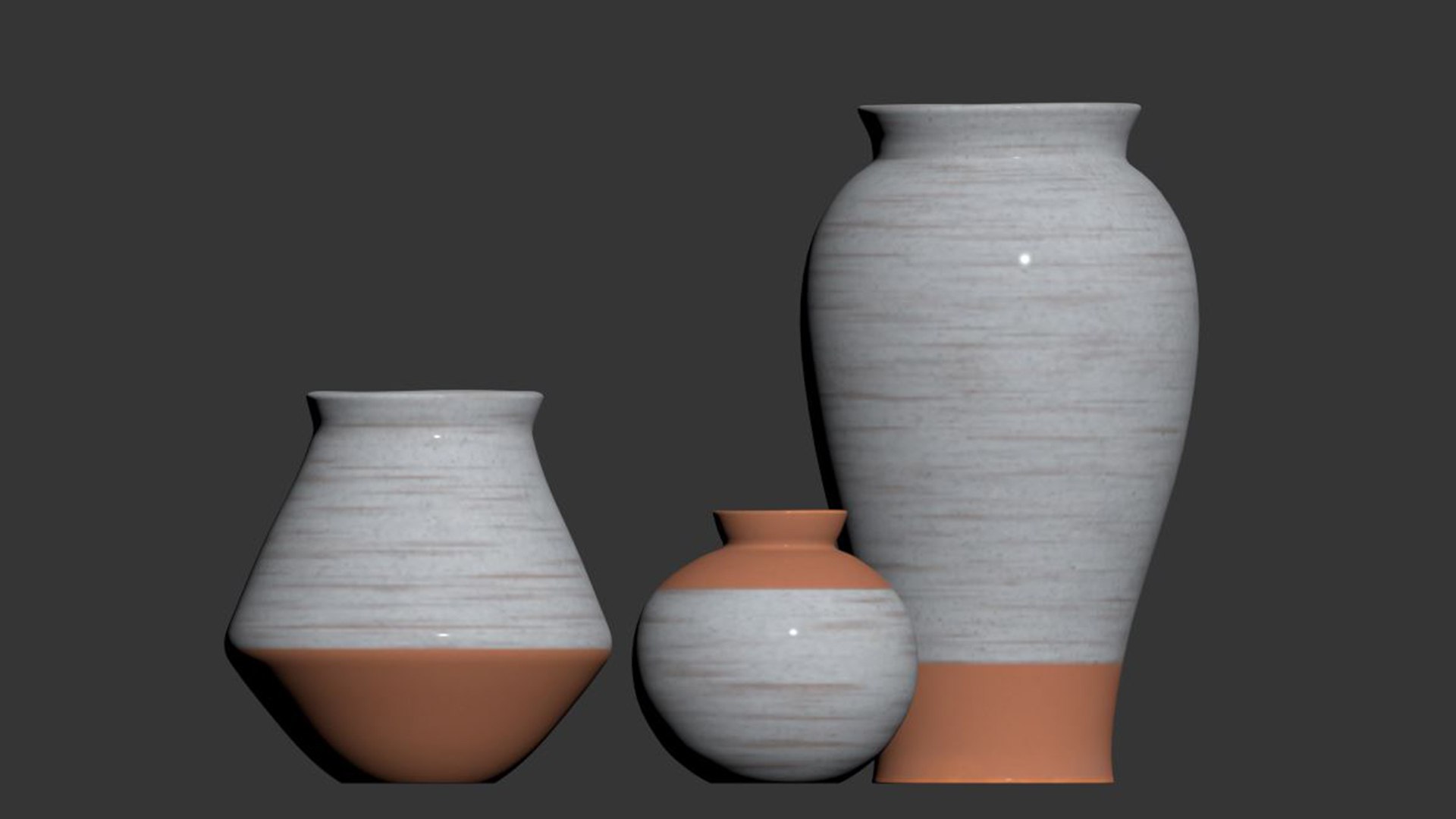 Rustic Ceramic Vases 3D Model - TurboSquid 2229934