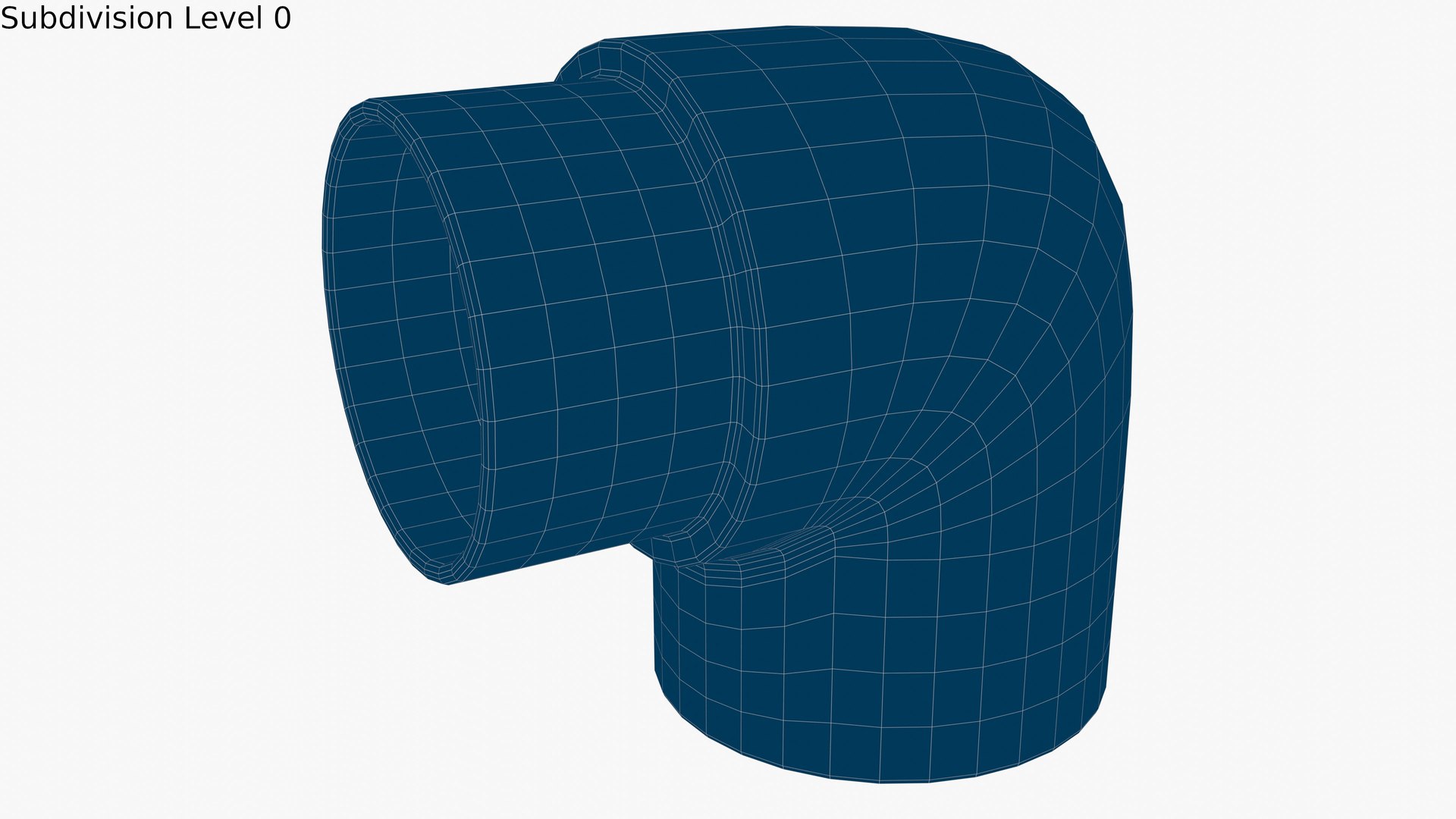 3D PVC Elbow 90 Female X Spigot Model - TurboSquid 2093842