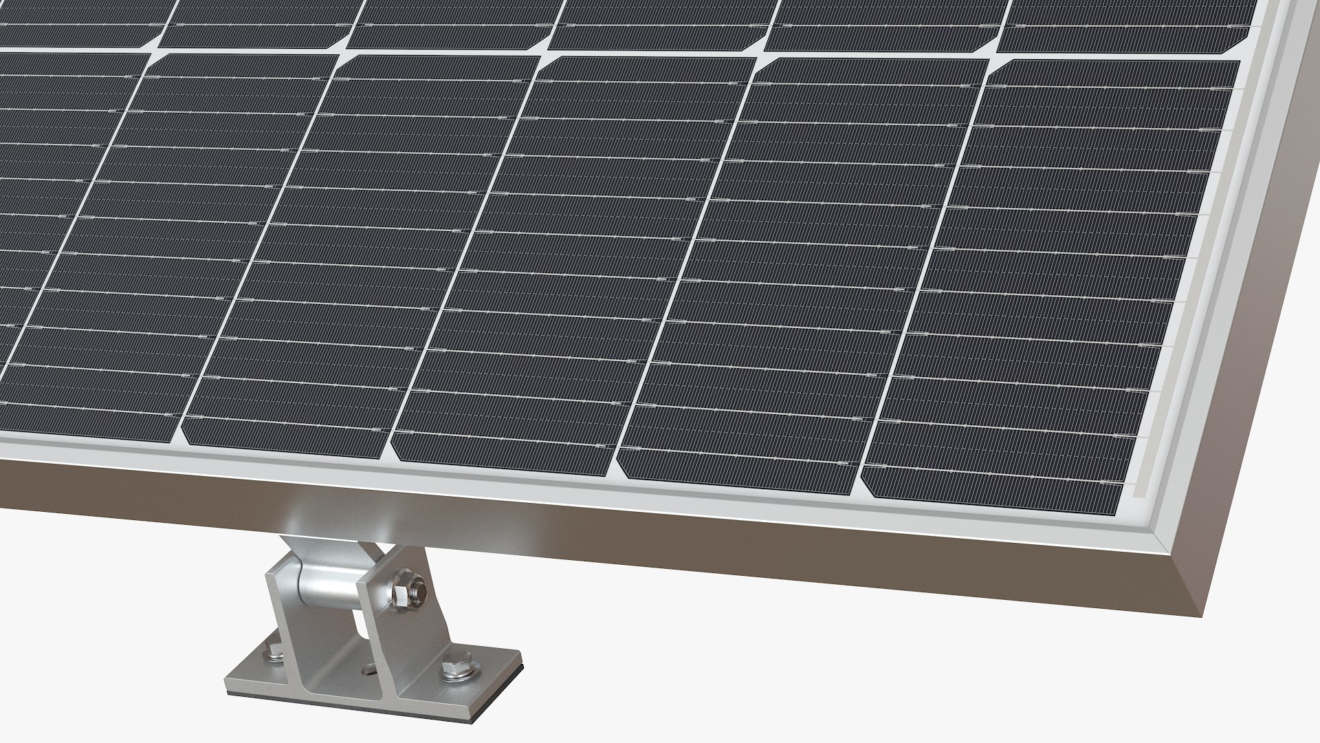 3D Half Cell Solar Panel Tilted - TurboSquid 2215907