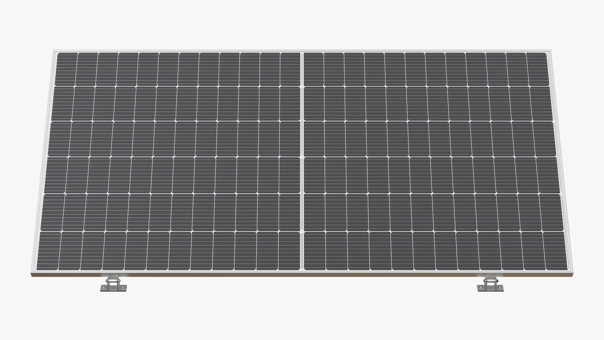 3D Half Cell Solar Panel Tilted - TurboSquid 2215907