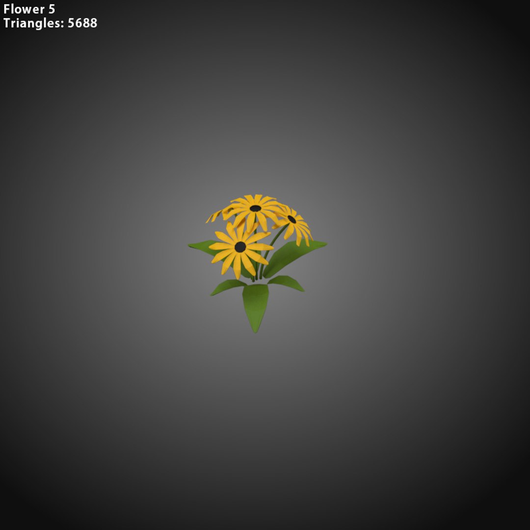 Flowers Pack 3D Model - TurboSquid 1338291