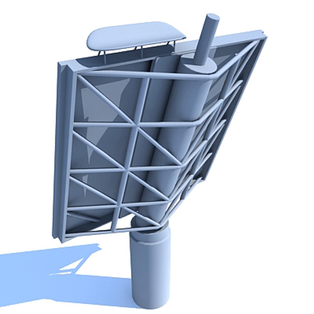 Radar Surveillance 3d Model