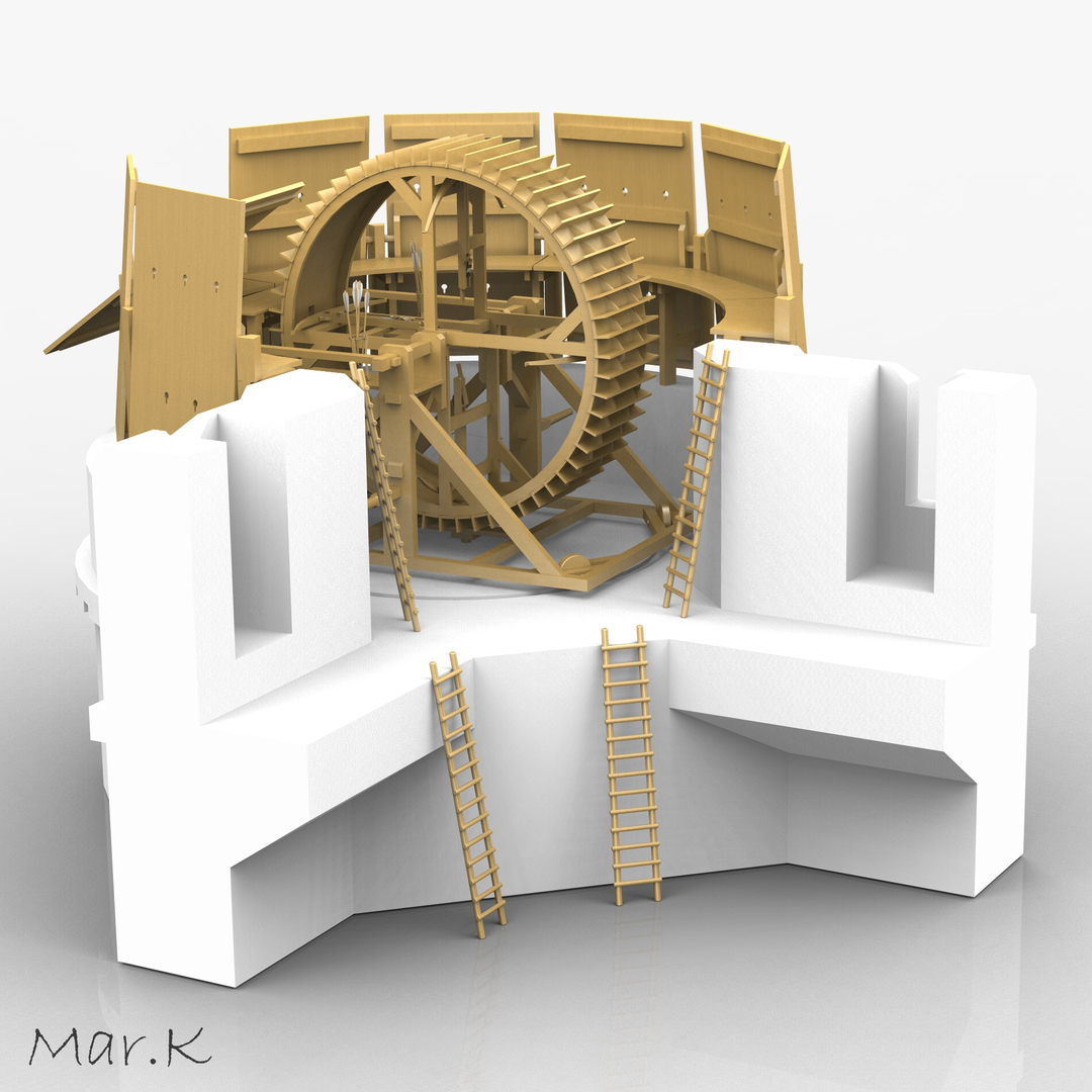 3d crossbow-machine leonardo da