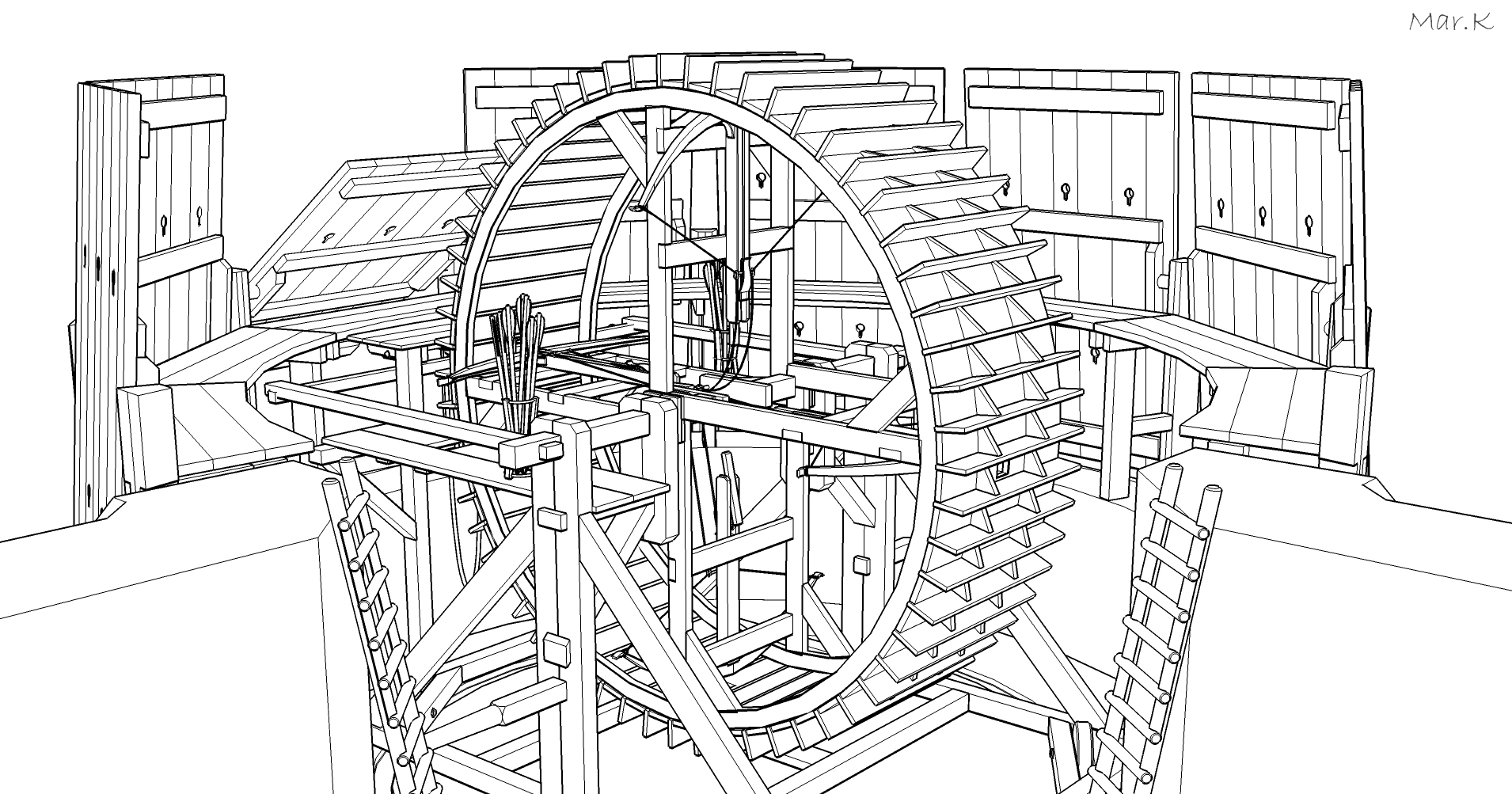 3d crossbow-machine leonardo da