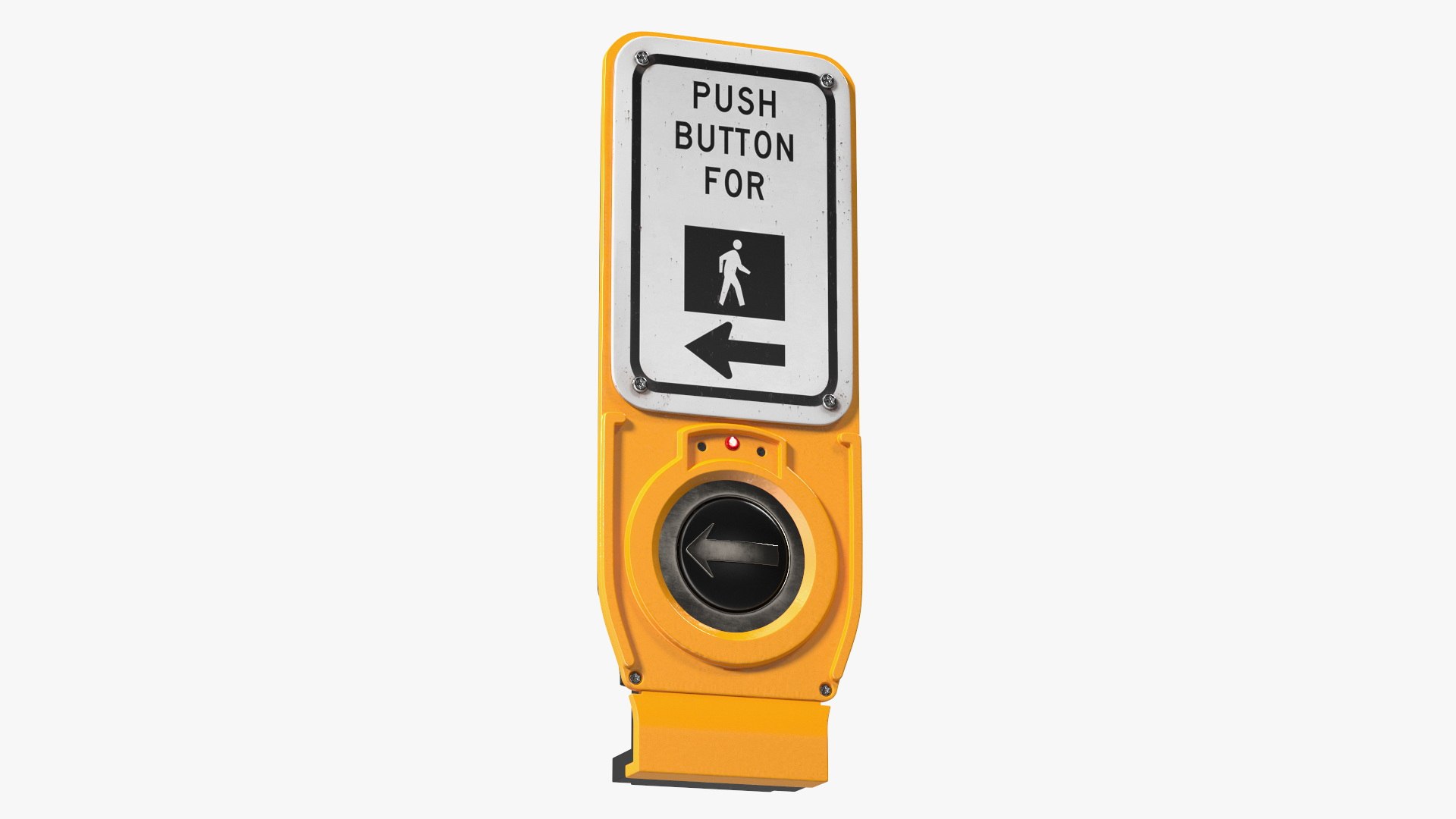 3D модель NYC Crosswalk Button - TurboSquid 2033884