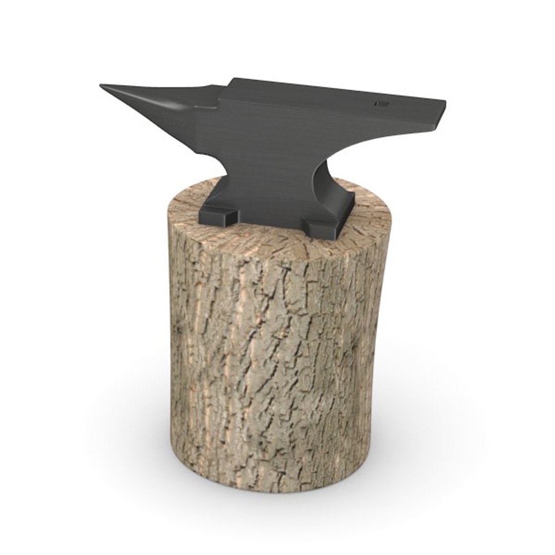 blacksmith anvil smith 3d obj