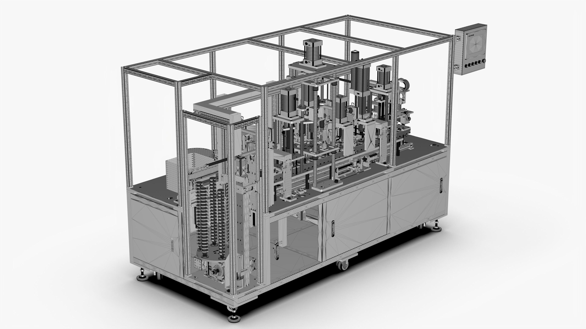 Automatic Bearing Assembly Machine Model - TurboSquid 2015623