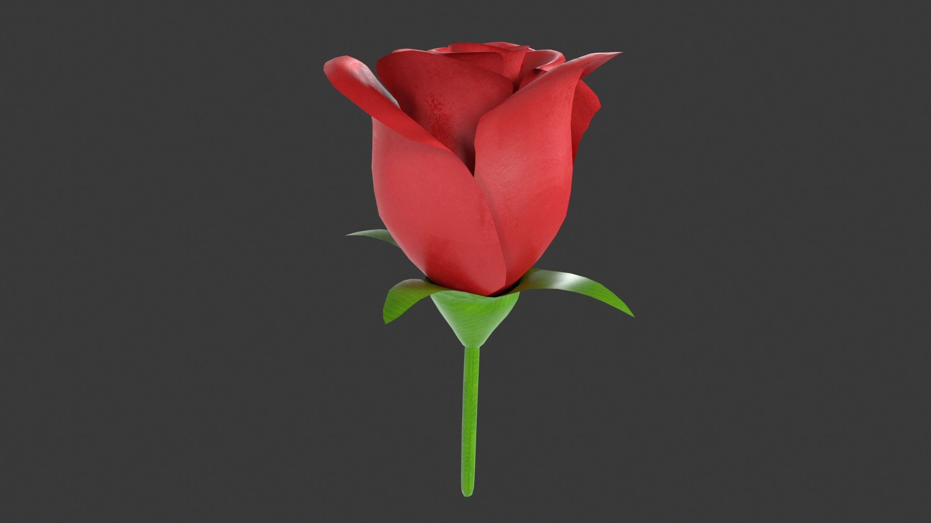 3D Rose Flower Model - TurboSquid 2360806