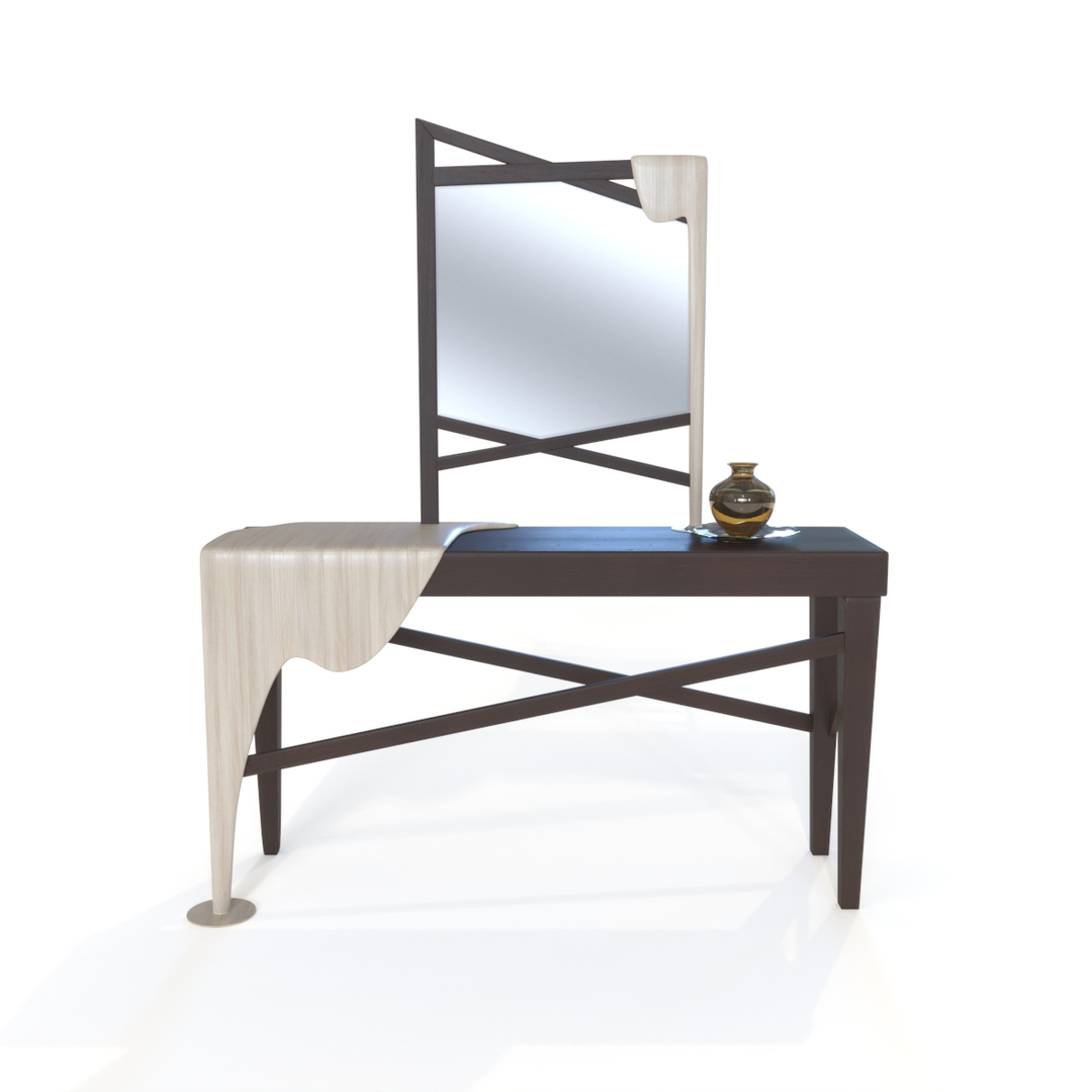 Console Table Mirror 3D Model - TurboSquid 1323450