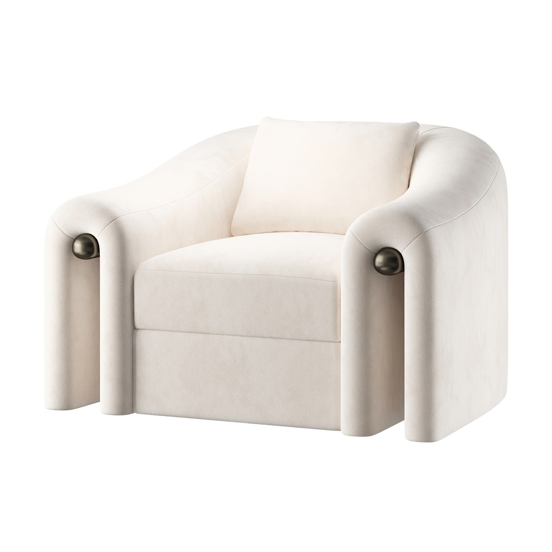 Palla Lounge Chair Model - TurboSquid 2288747