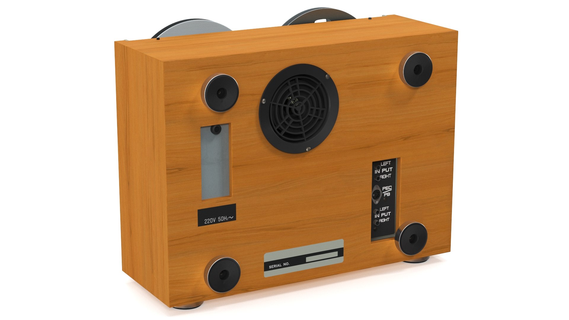 3D Vintage Tape Recorder - TurboSquid 2206597