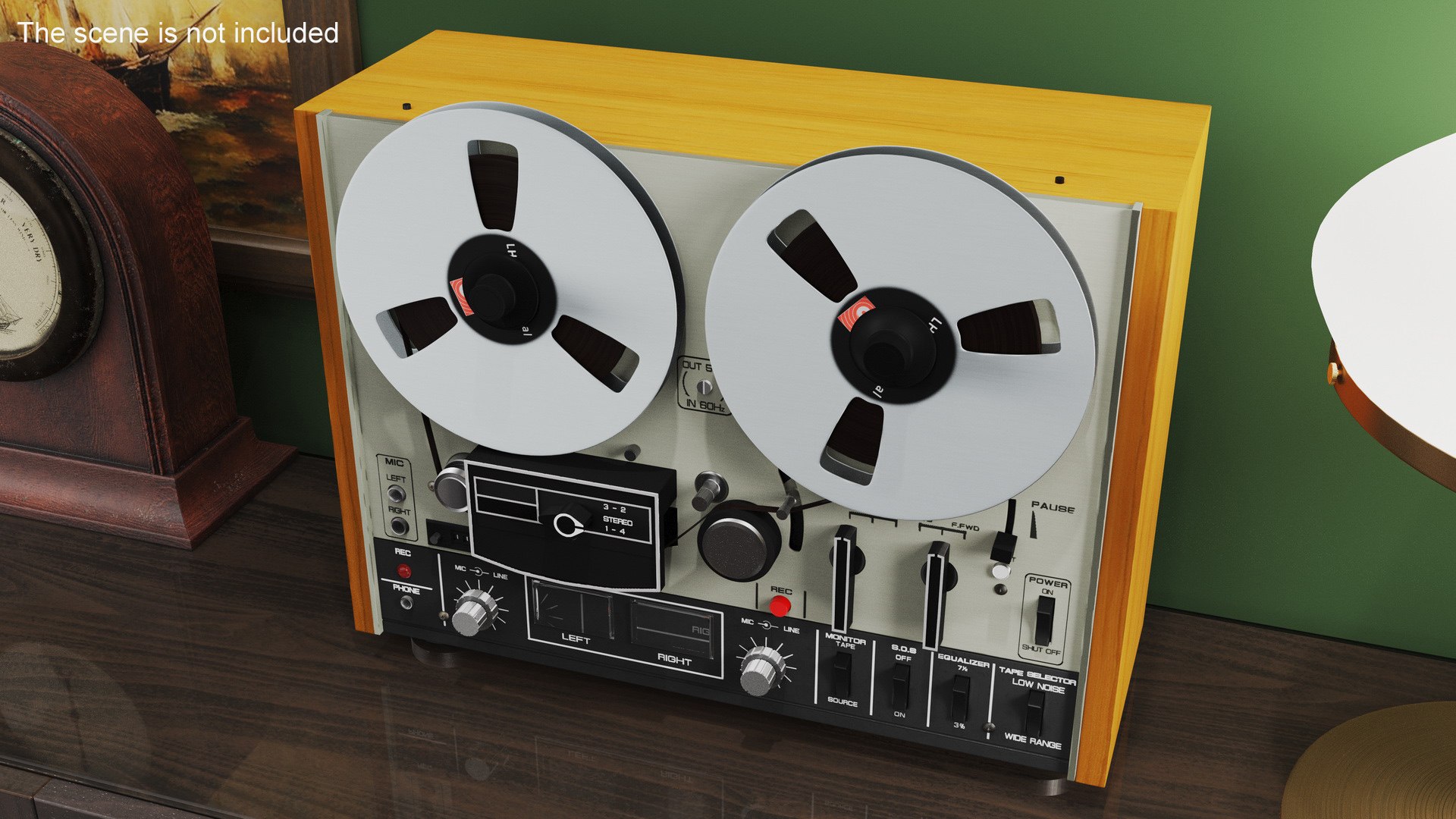 3D Vintage Tape Recorder - TurboSquid 2206597