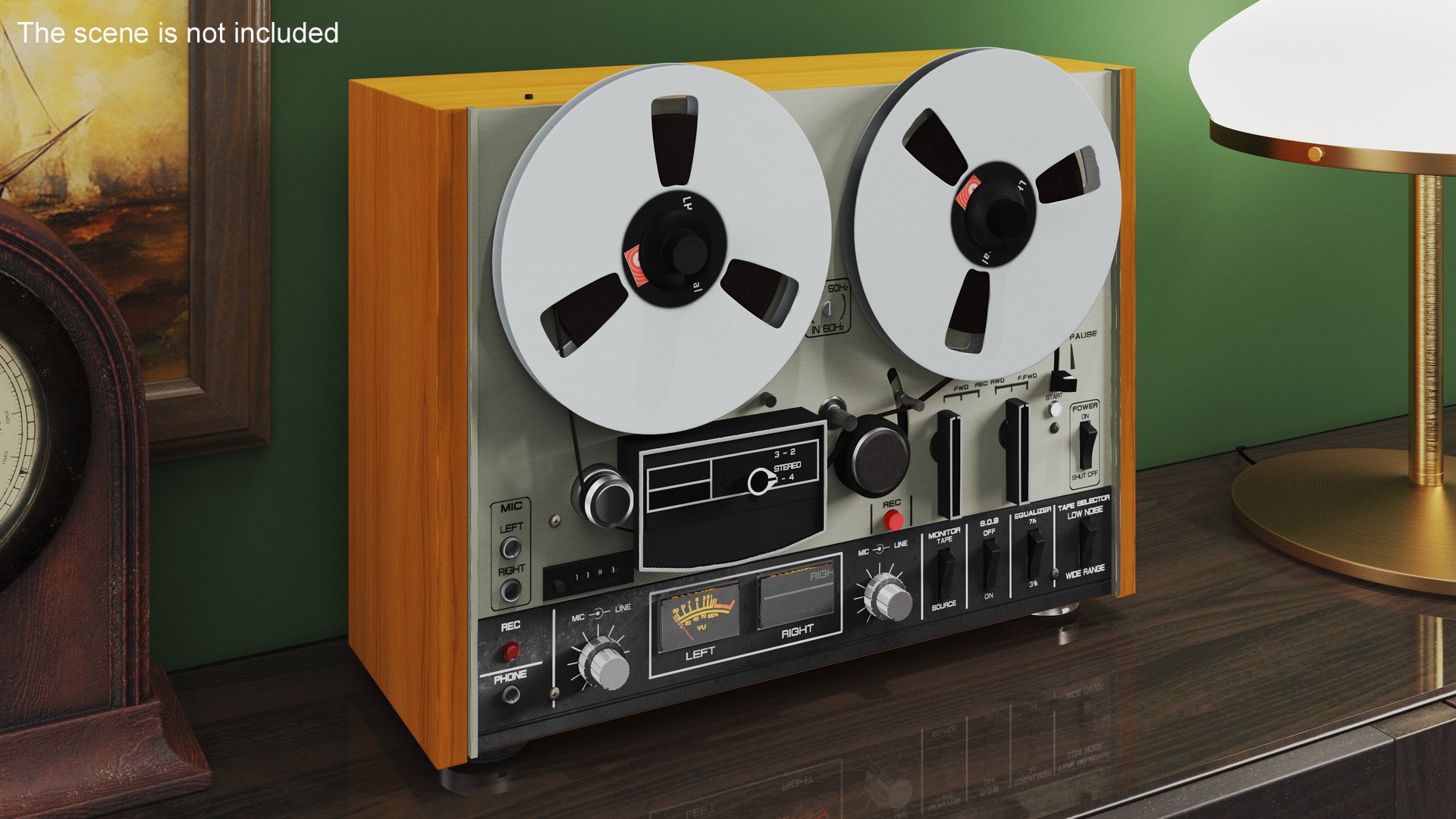 3D Vintage Tape Recorder - TurboSquid 2206597