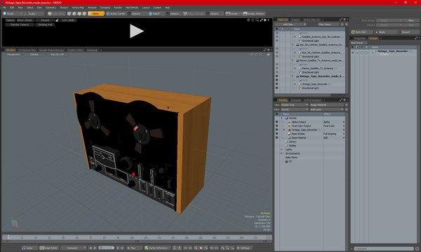 modelo 3d Grabadora de cinta vintage - TurboSquid 2206597