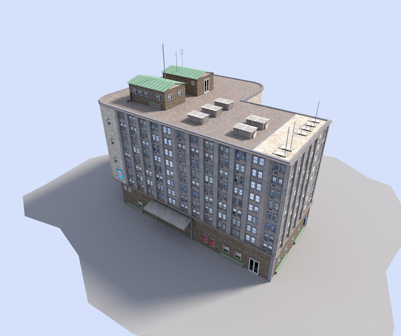 Building Games 3d Model