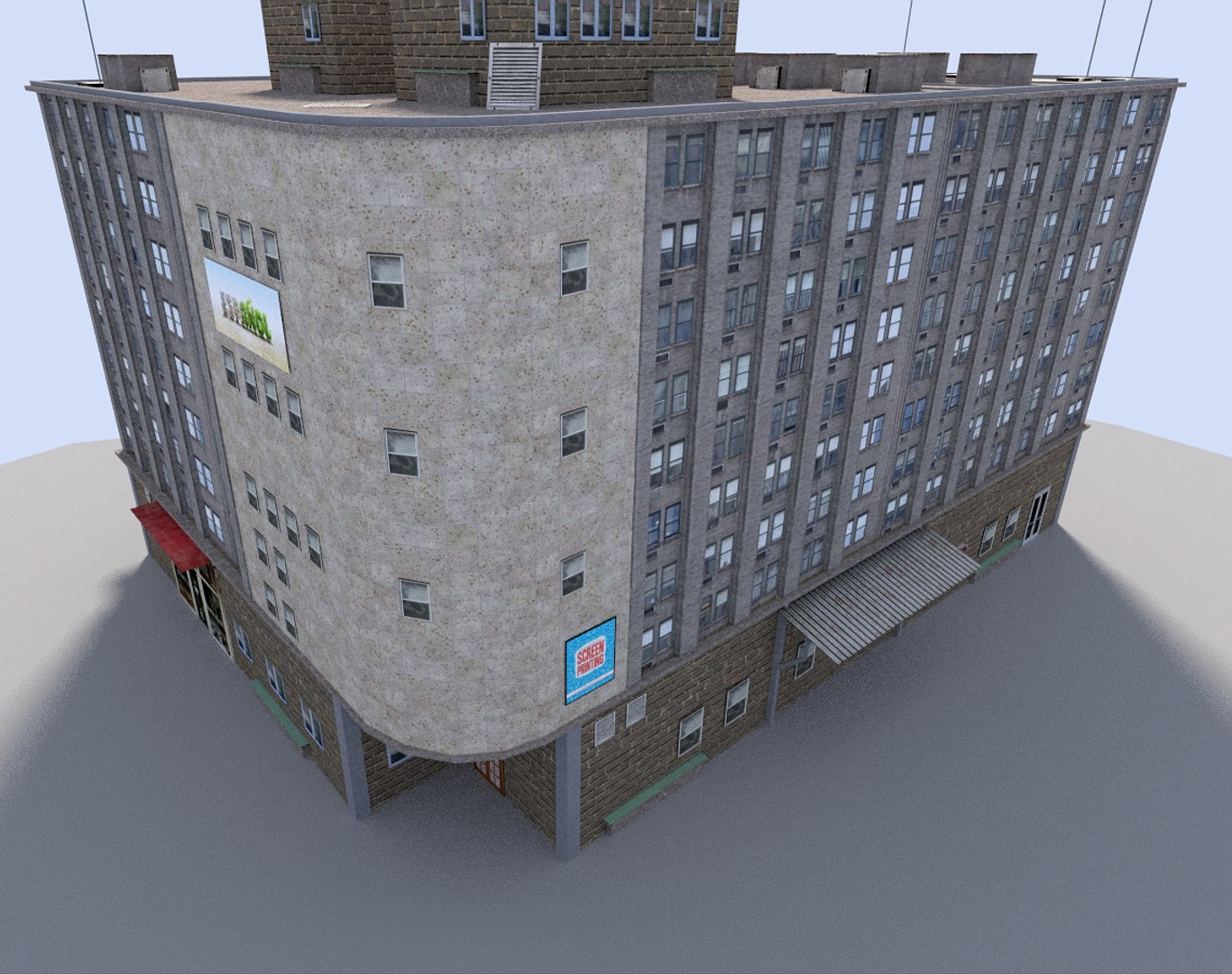 Building Games 3d Model