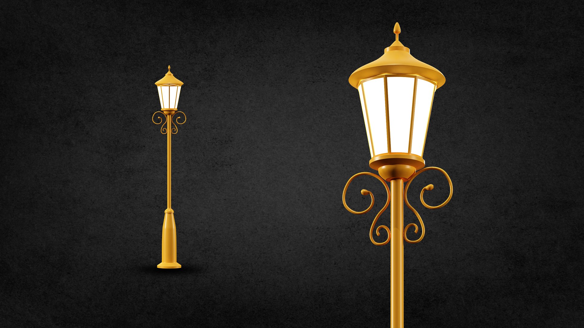 10 Street Lamps Base Mesh Low Poly Game Ready Vol 02 Model - TurboSquid ...