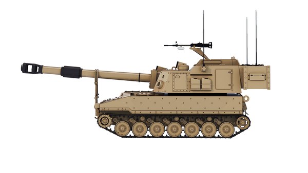 Self-Propelled Howitzer M109A6 Paladin 2019 3D model - TurboSquid 1895096