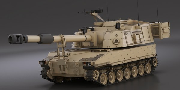 Self-Propelled Howitzer M109A6 Paladin 2019 3D model - TurboSquid 1895096