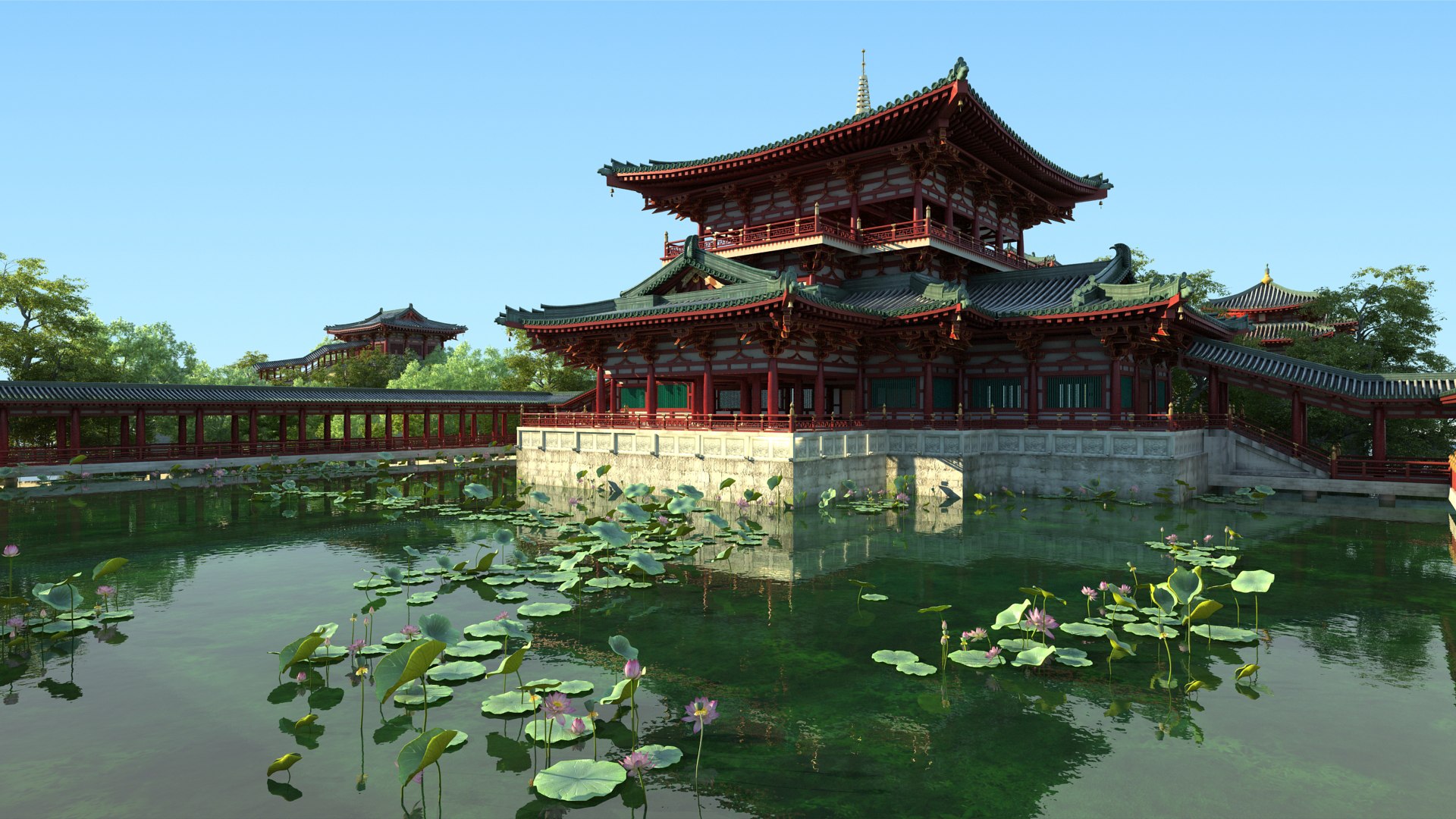 3D Architecture Ancient Chinese Model - TurboSquid 1672317