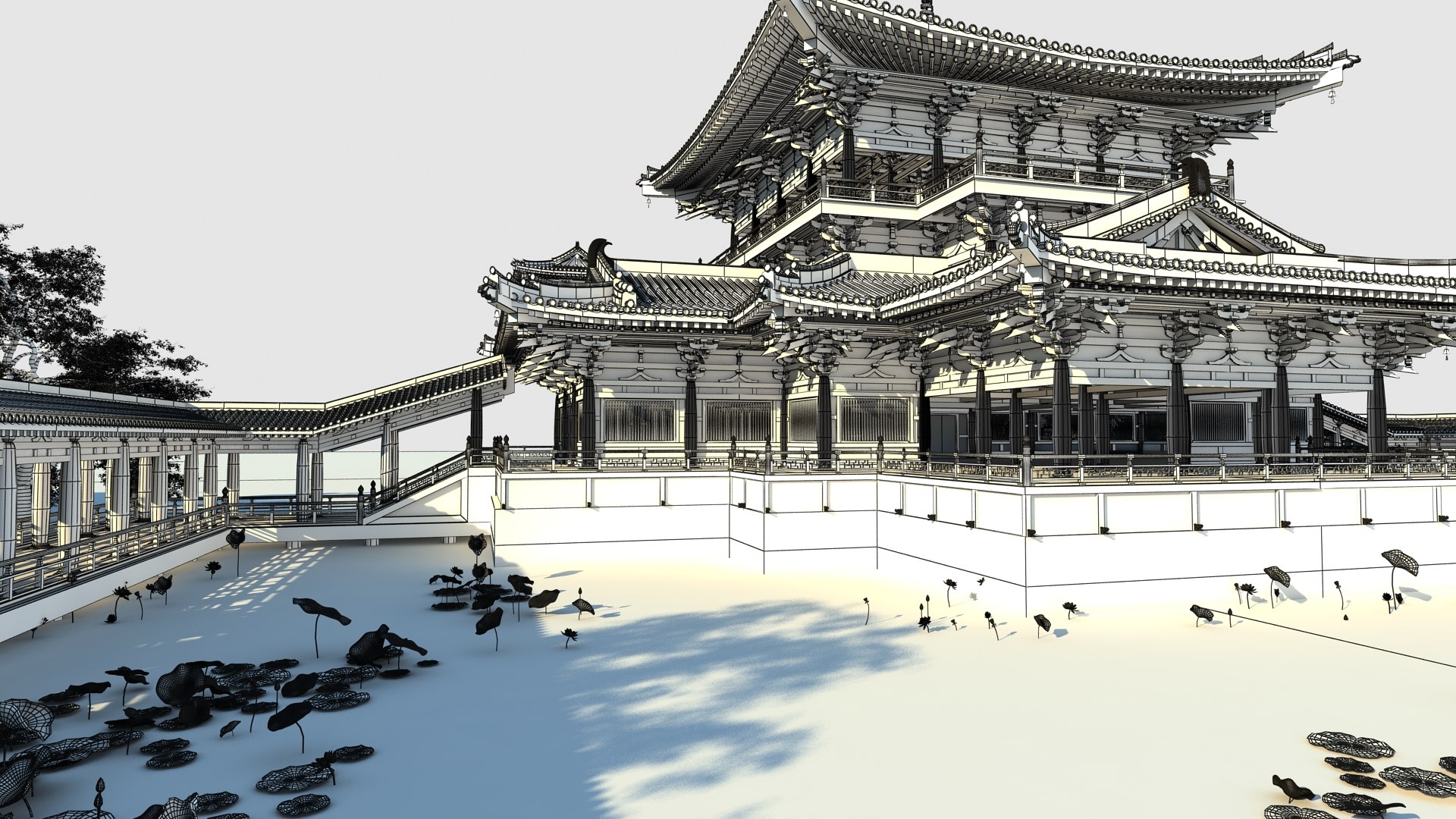 3D Architecture Ancient Chinese Model - TurboSquid 1672317