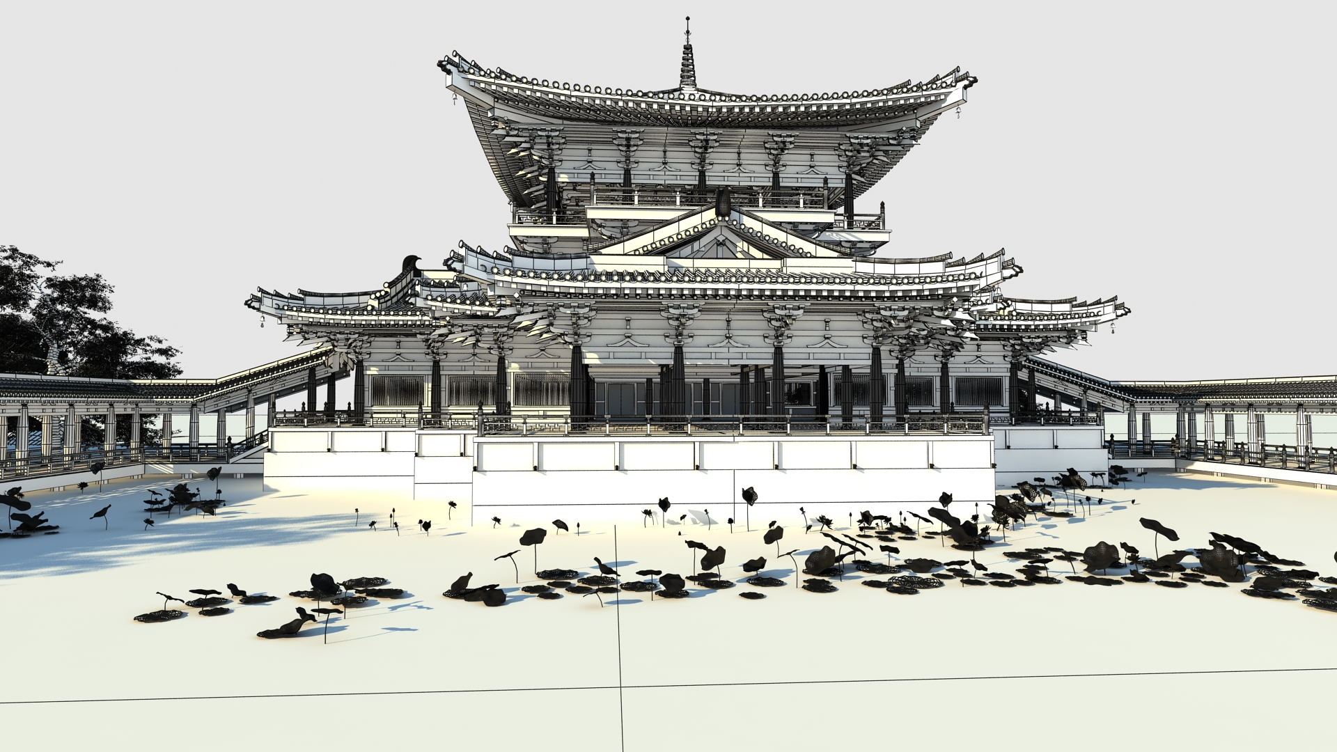 3D architecture ancient chinese model - TurboSquid 1672317