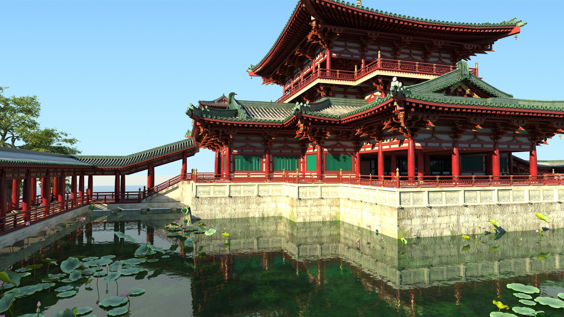 3D Architecture Ancient Chinese Model - TurboSquid 1672317