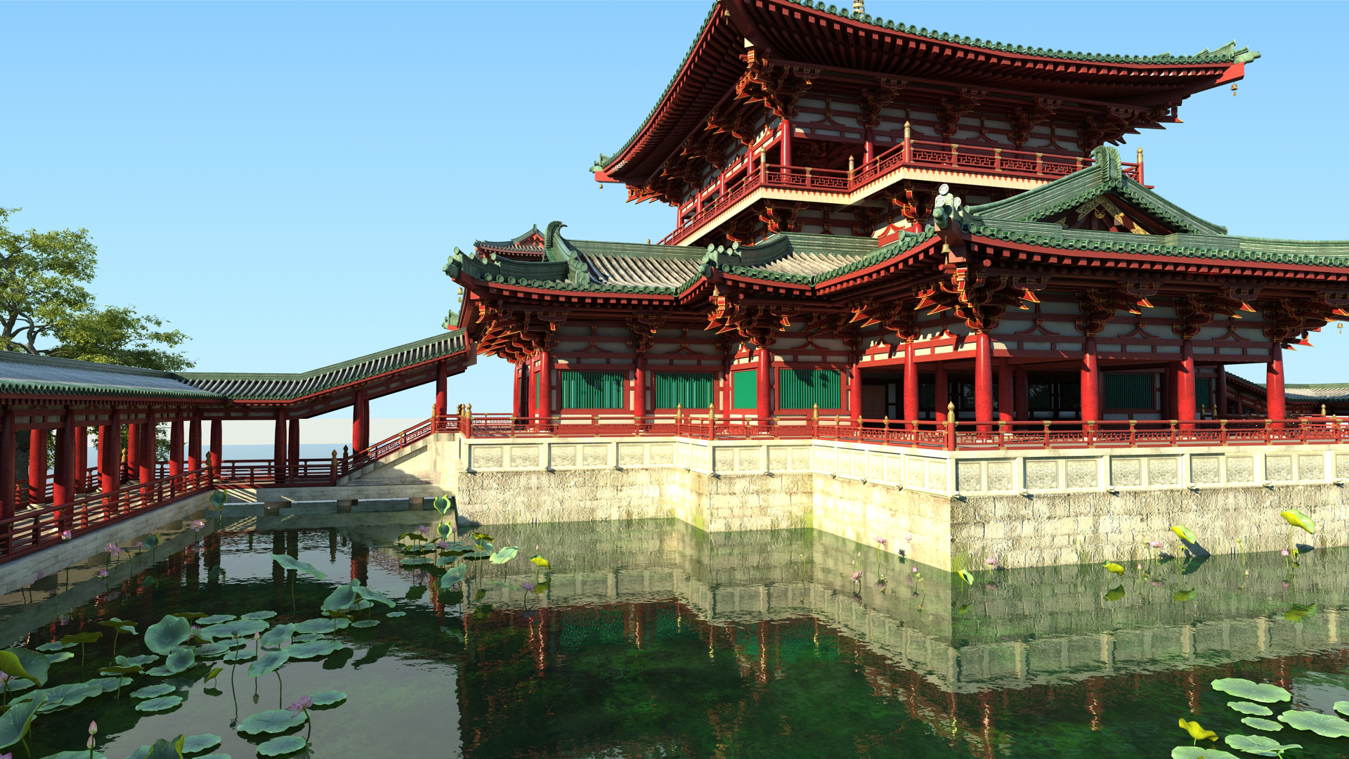 3D architecture ancient chinese model - TurboSquid 1672317