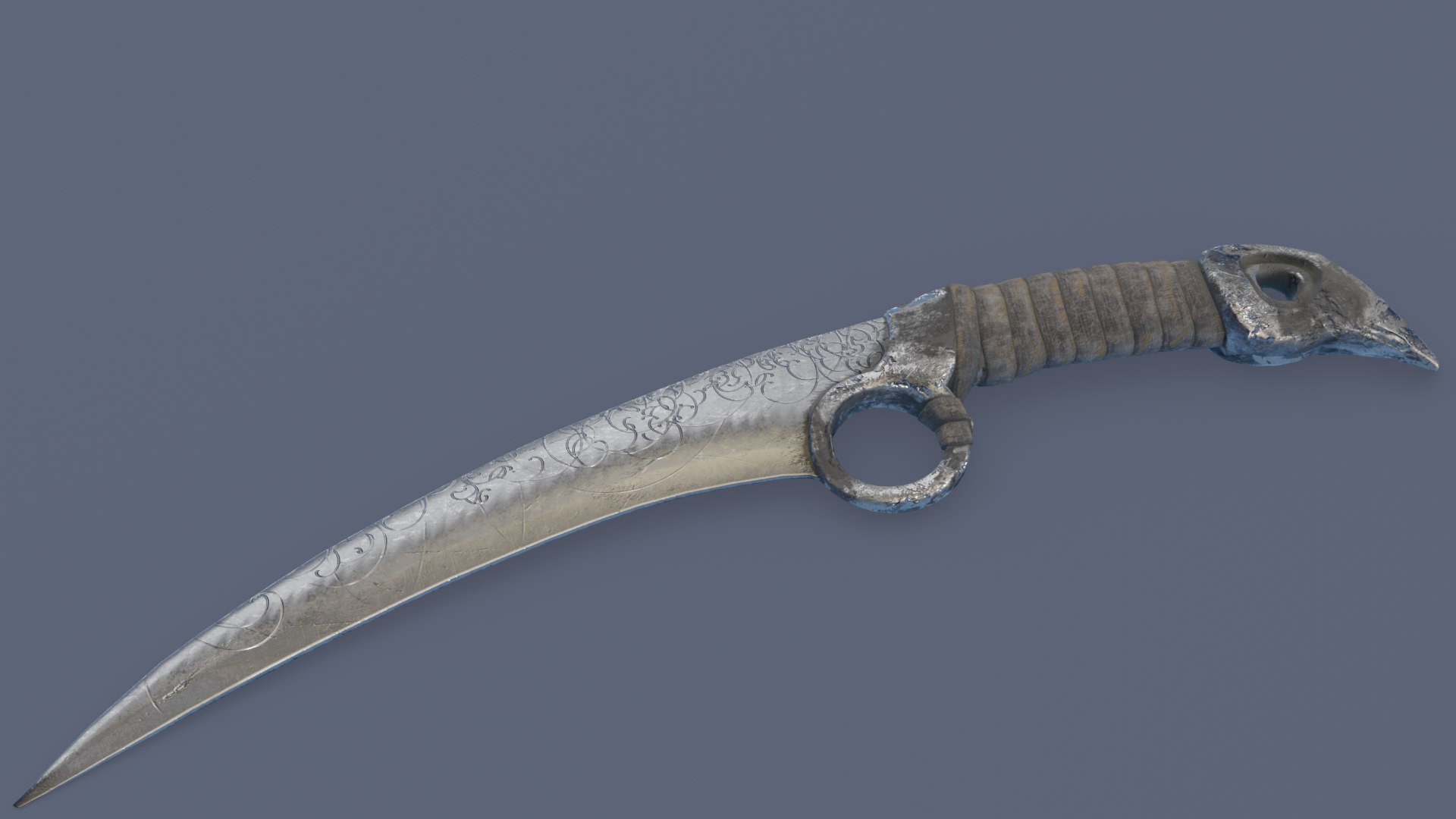 The Raven Dagger 3D - TurboSquid 1775919