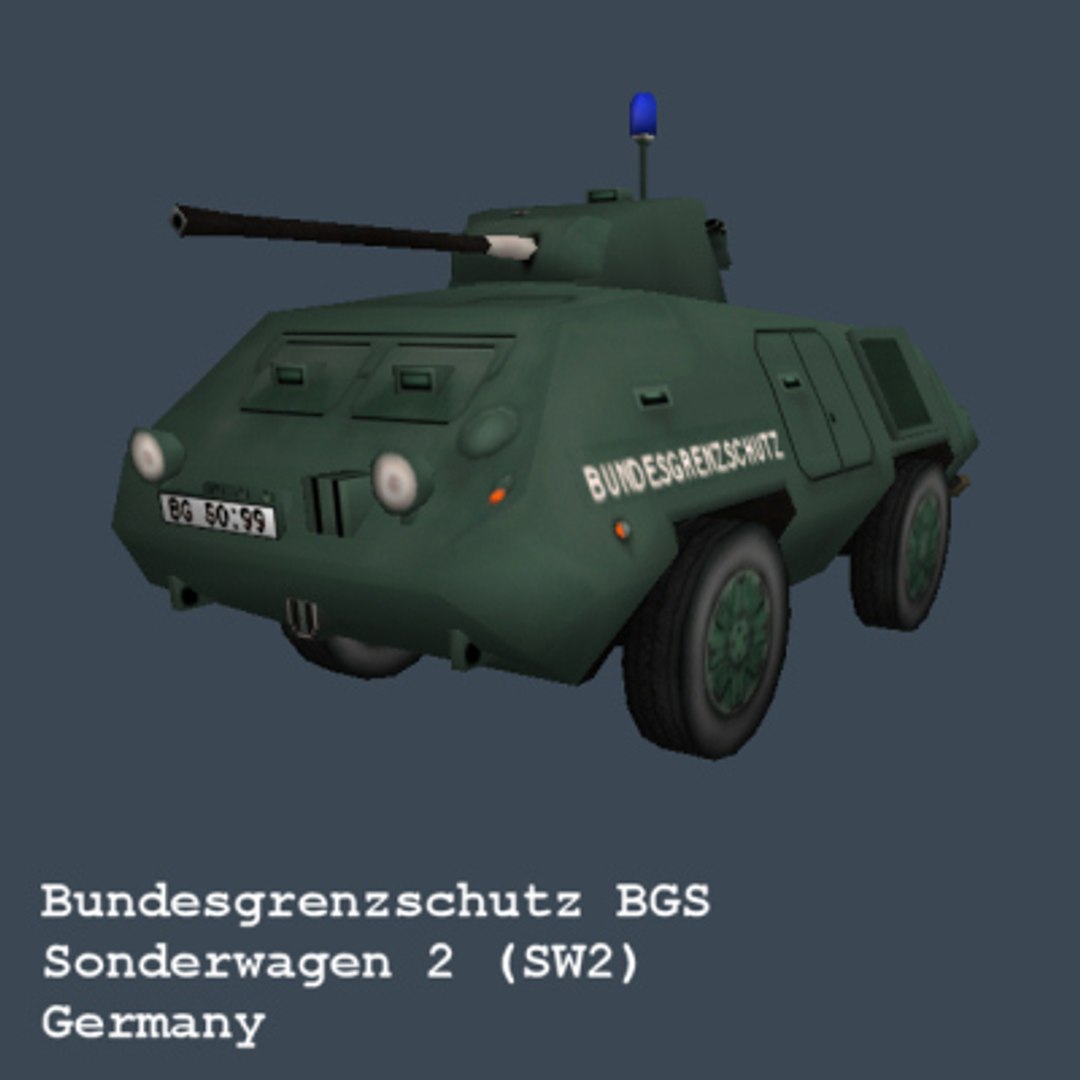 German Sw2 Bgs Federal 3d 3ds