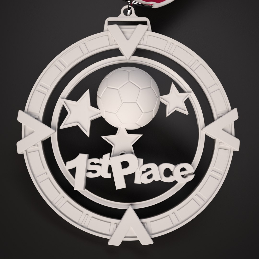 Printable Medal 1st Place 3D Model - TurboSquid 1450438